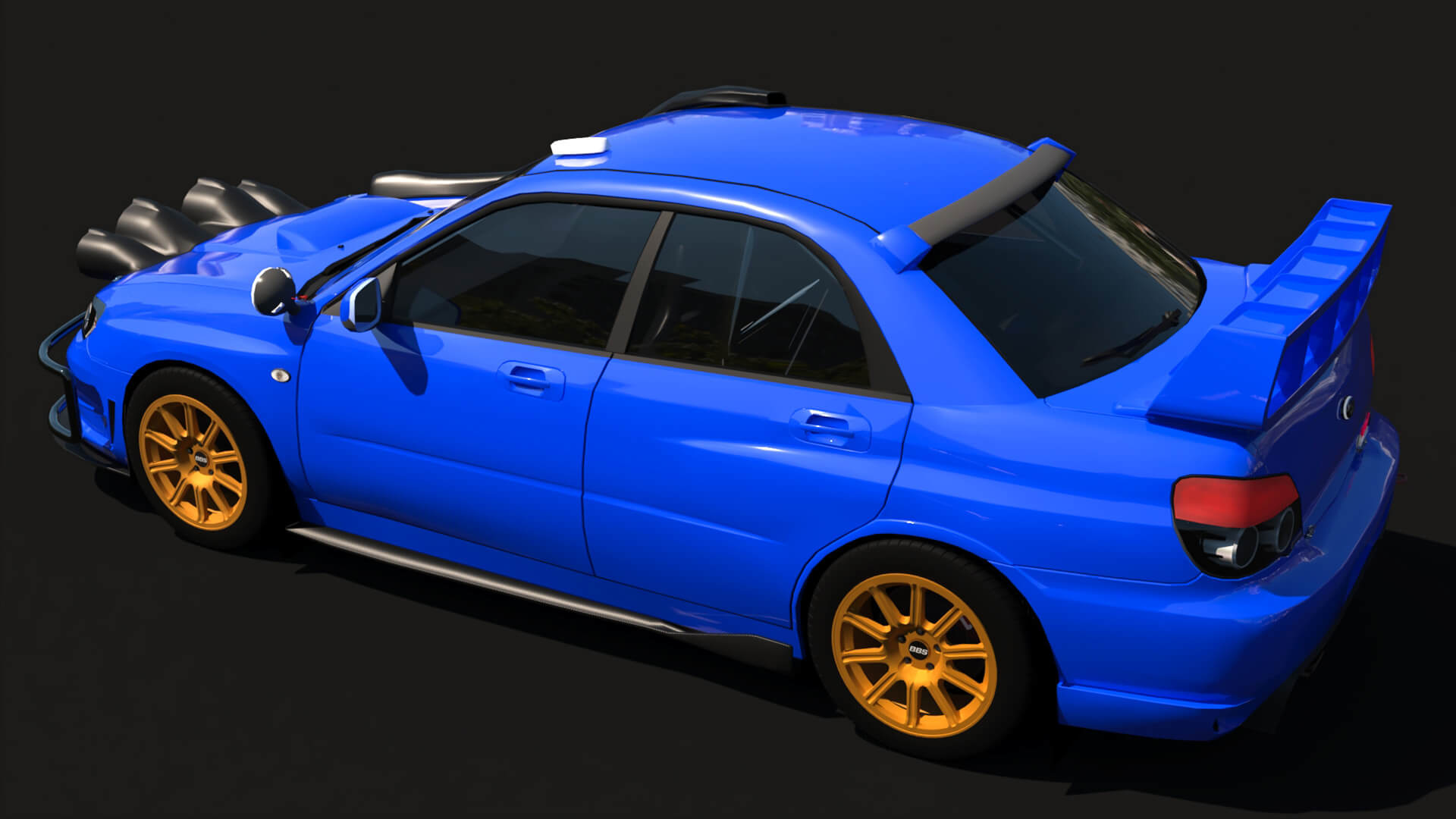 Subaru Impreza WRX STI - 3D Model by gregory989