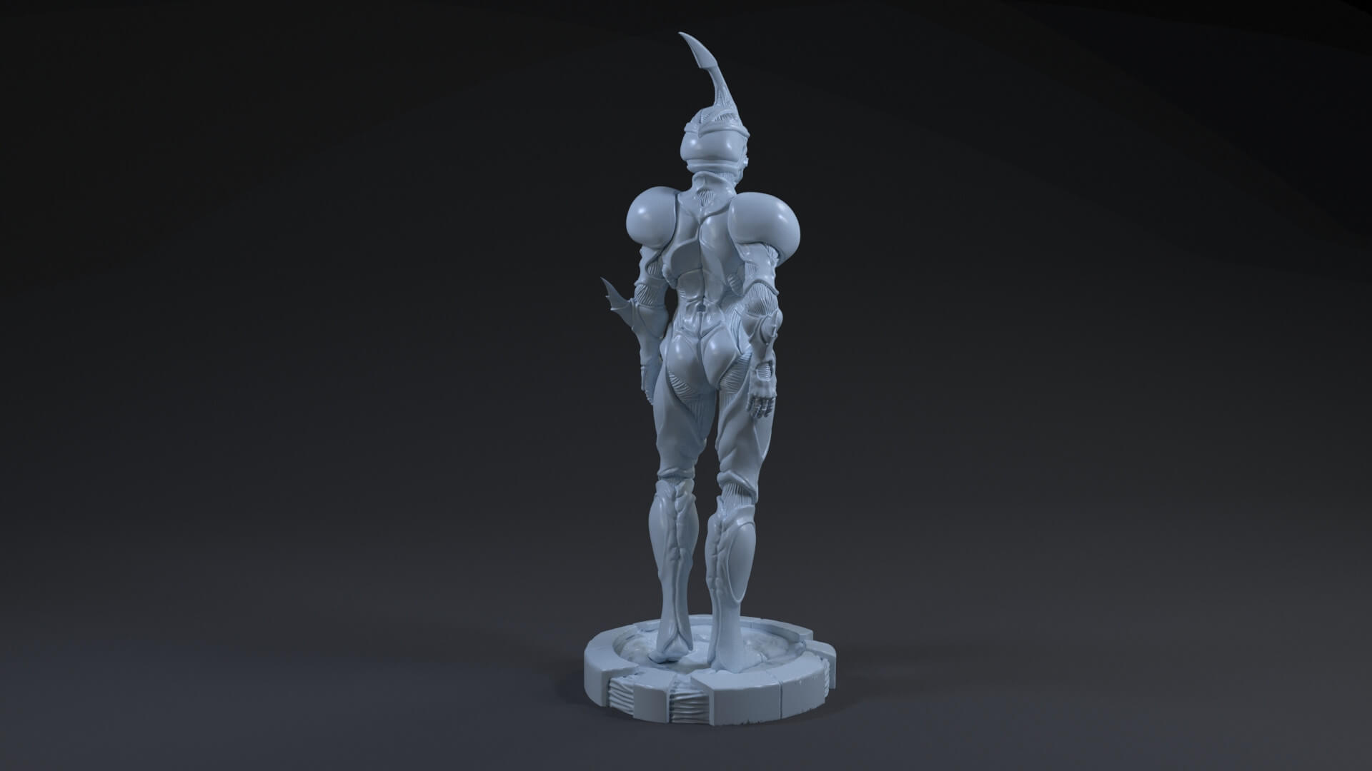 Guyver Girl - 3D Model by GreyCheshire