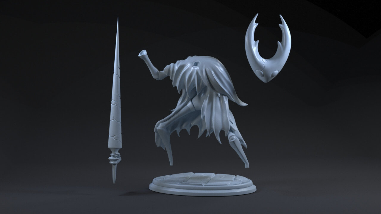 Hollow Knight - 3D Model by GreyCheshire