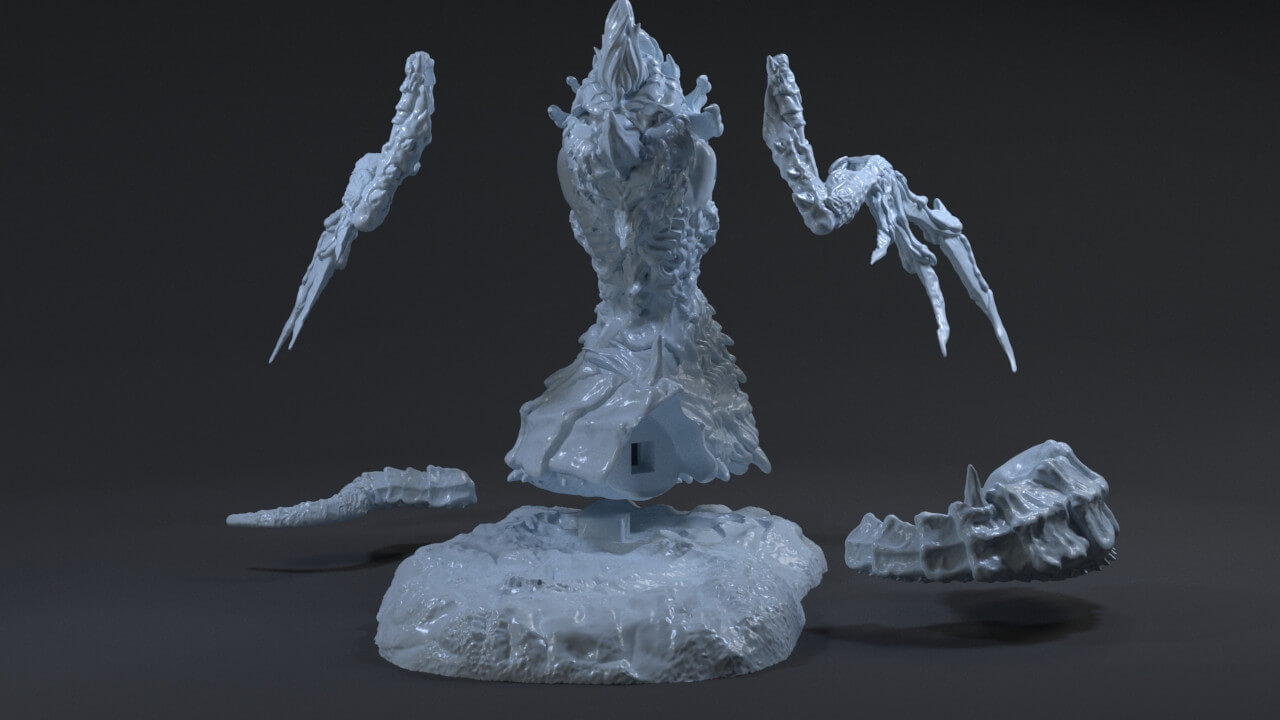 Hydralisk StarCraft - 3D Model by GreyCheshire