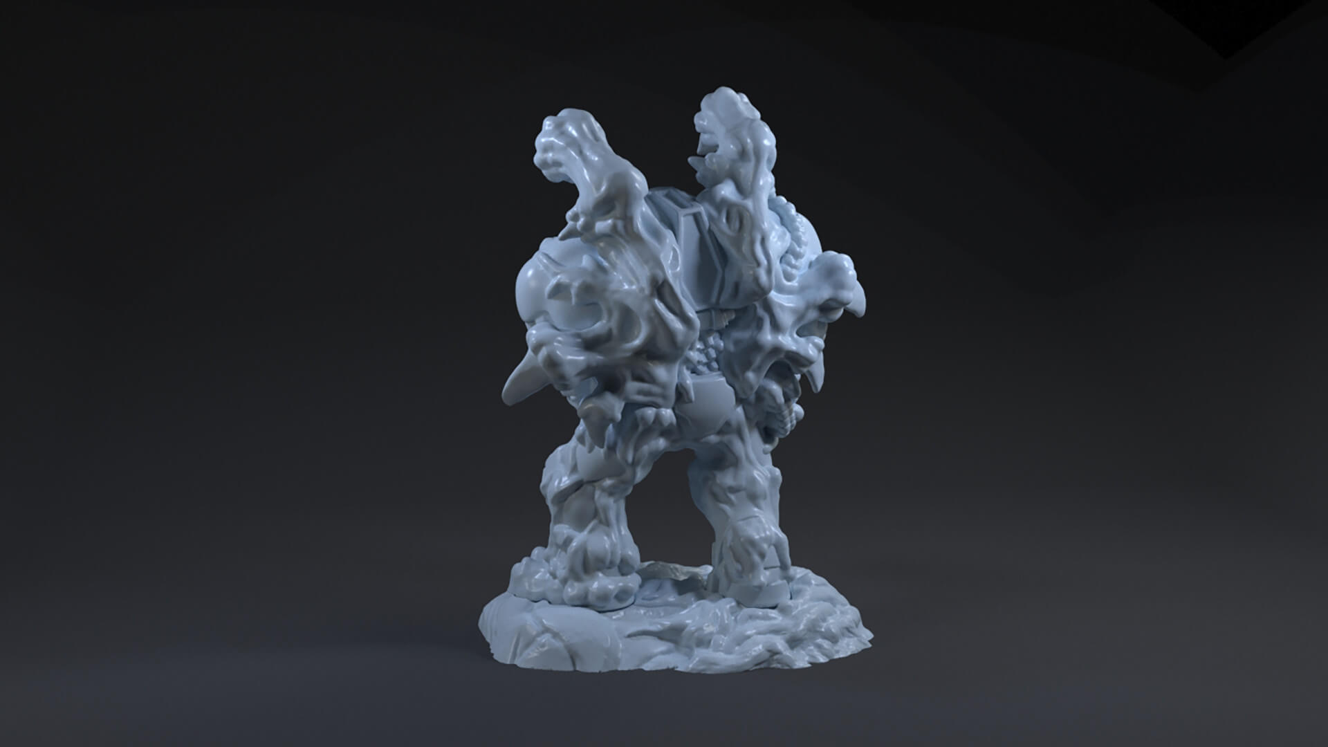 Infested Terran StarCraft - 3D Model by GreyCheshire