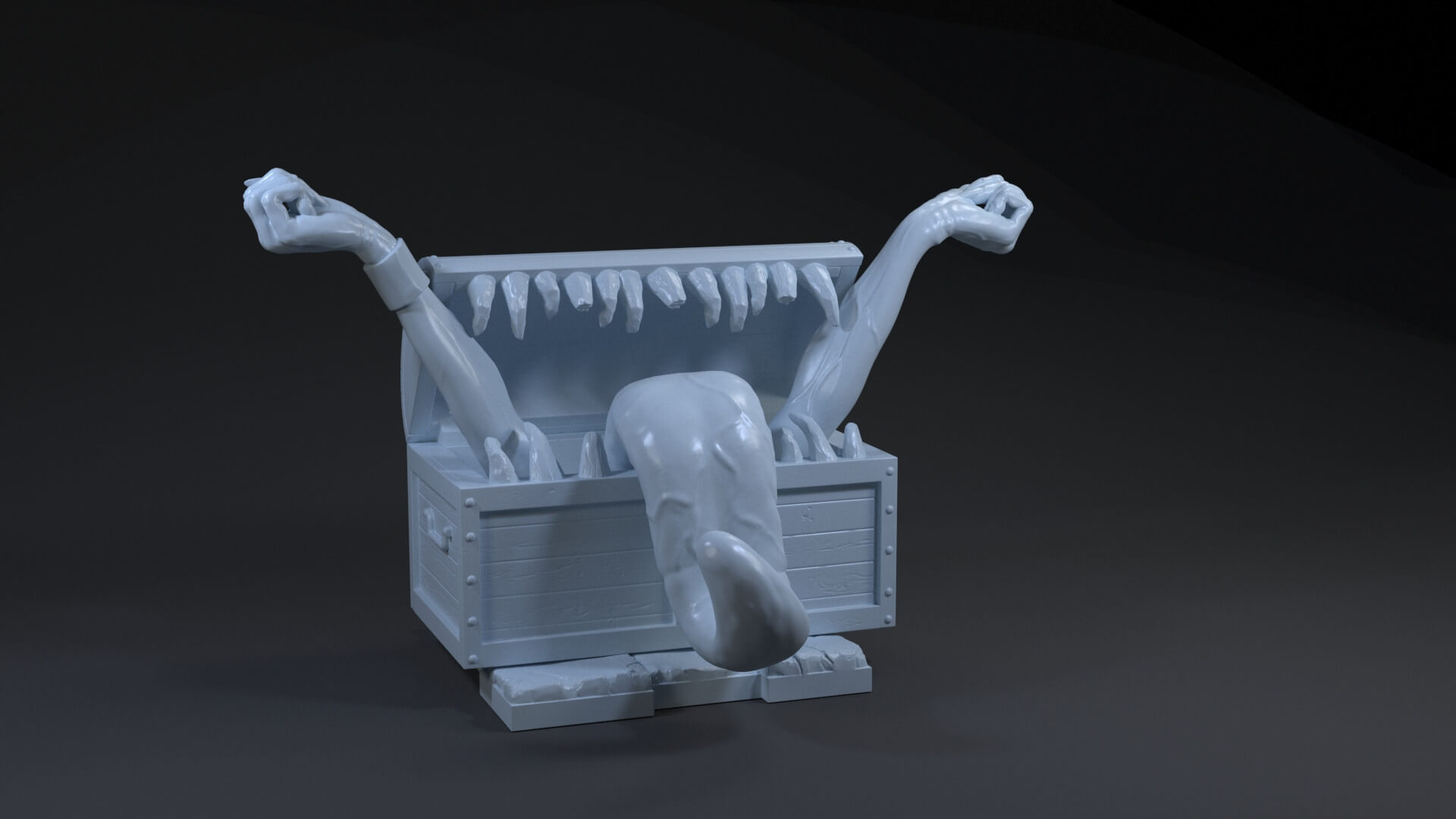 Mimic Dark Souls - 3D Model by GreyCheshire