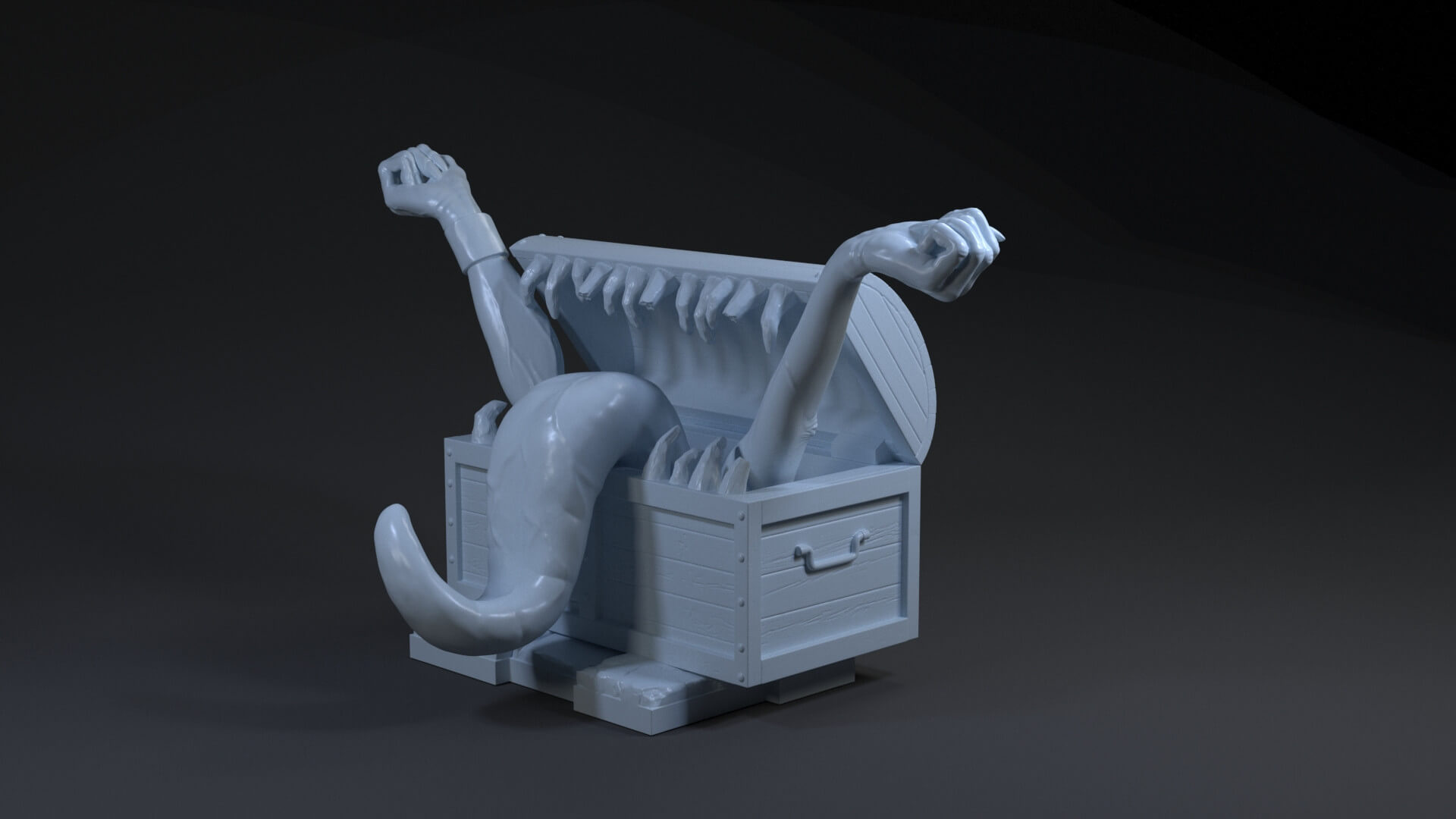 Mimic Dark Souls - 3D Model by GreyCheshire