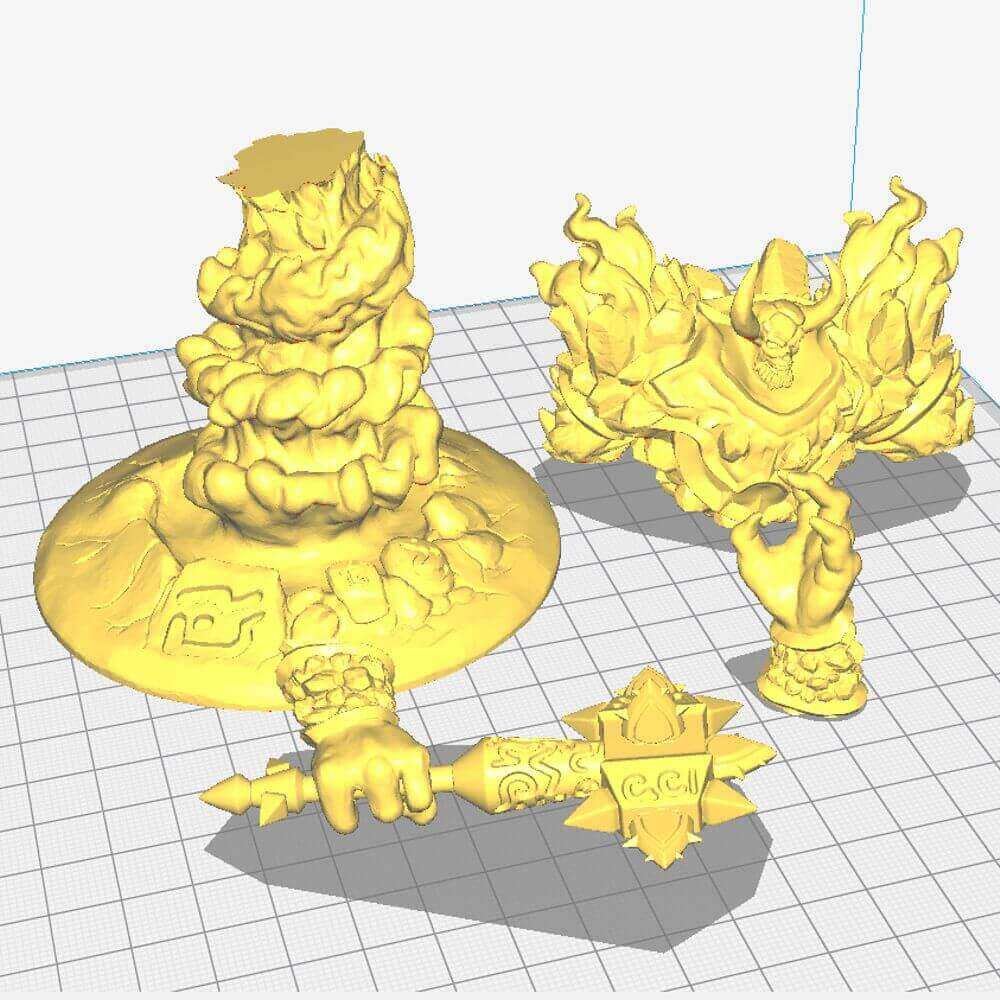 Ragnaros from World of Warcraft - 3D Model by GreyCheshire