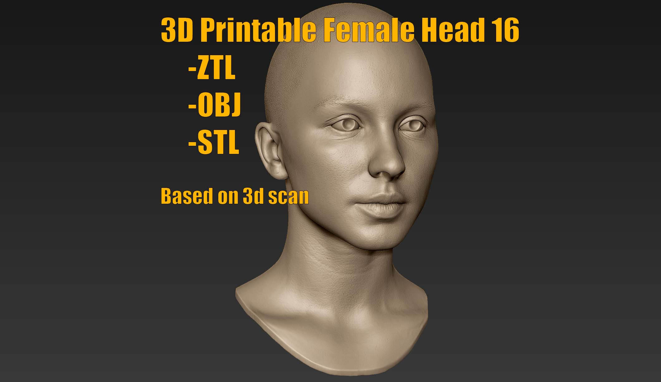 3D Print Female Head 16 by grihaos001