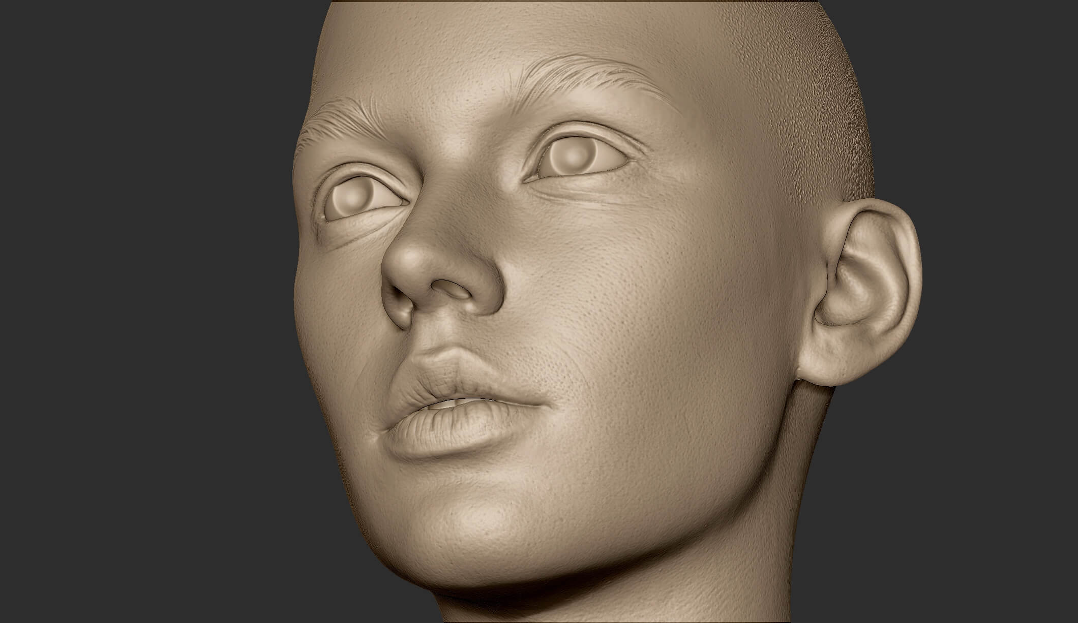 3D Printable Female Head 15 by grihaos001