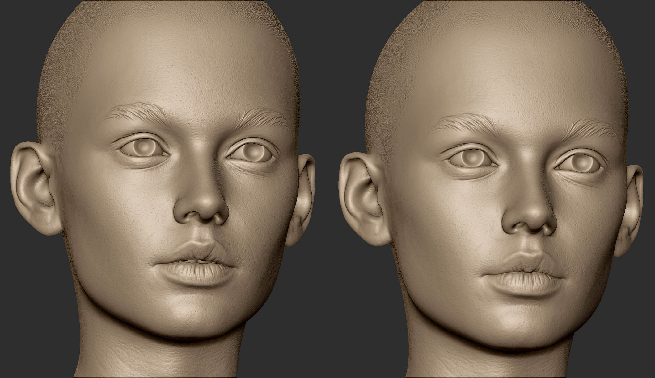3D Printable Female Head 15 by grihaos001