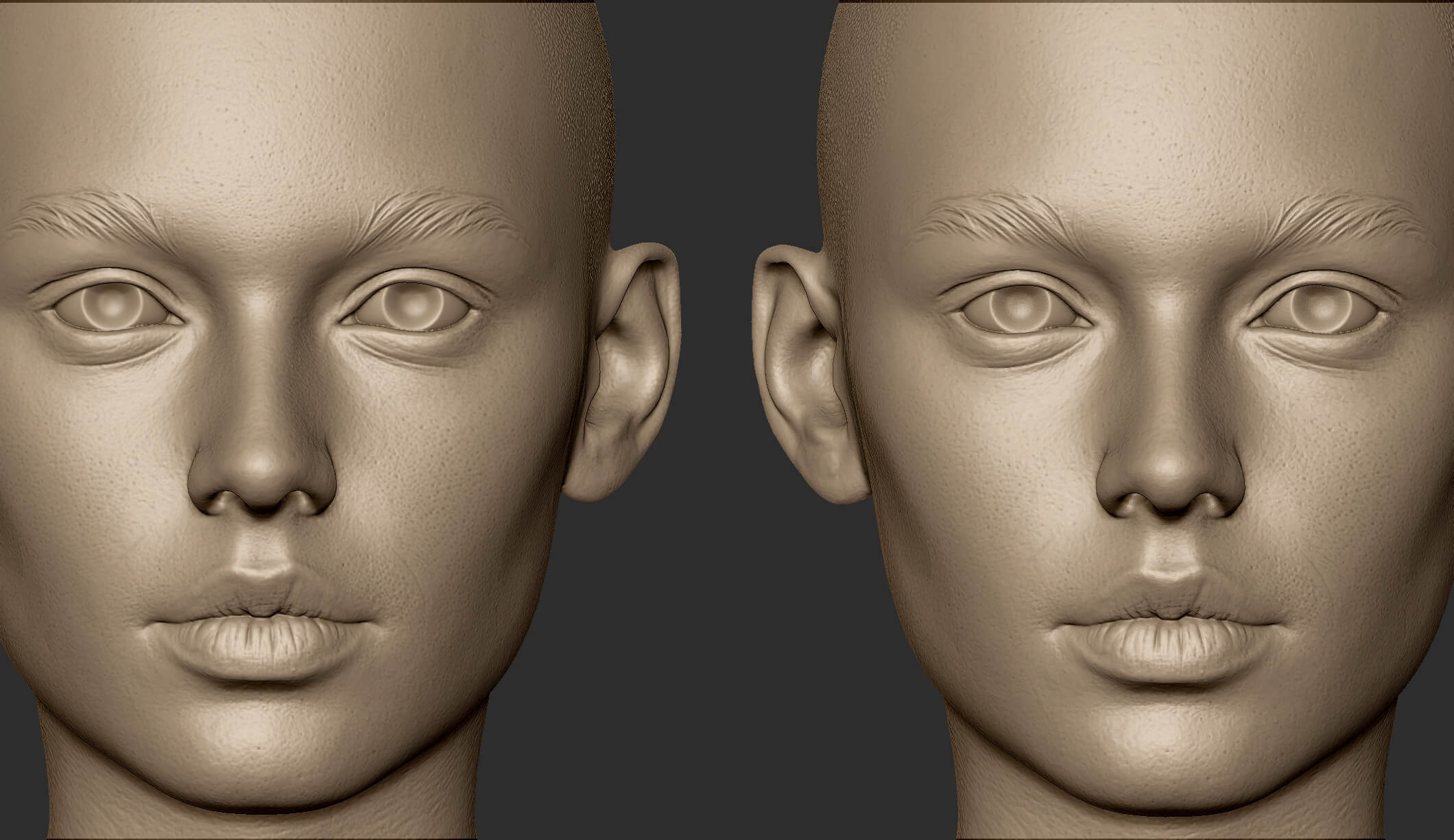 3D Printable Female Head 15 by grihaos001