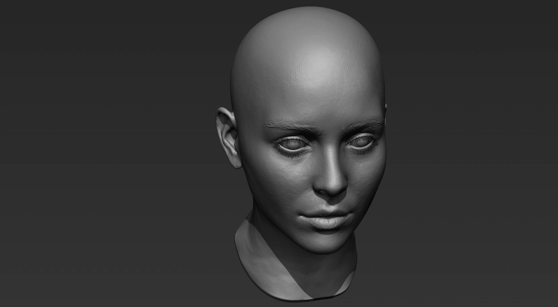 3D Printable Female Head 3 by grihaos001