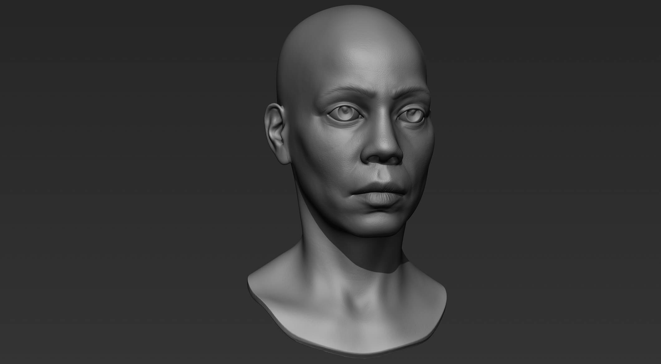 3D Printable Female Head 4 by grihaos001