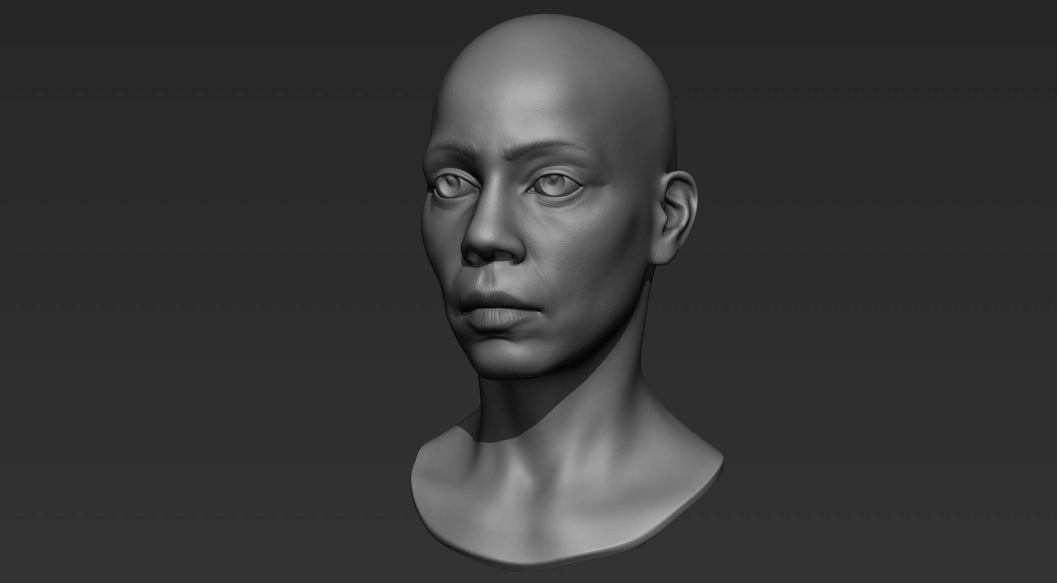 3D Printable Female Head 4 by grihaos001