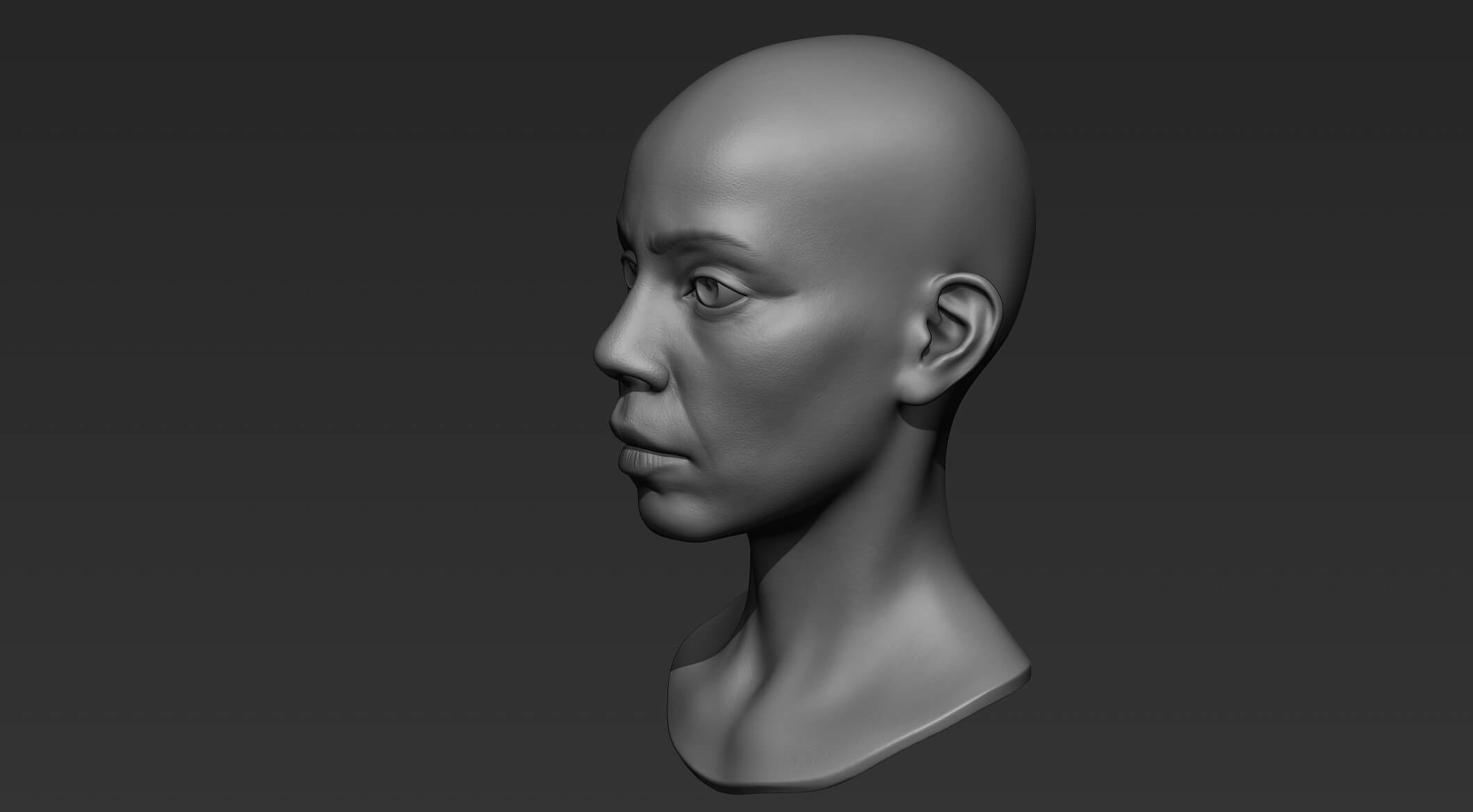 3D Printable Female Head 4 by grihaos001