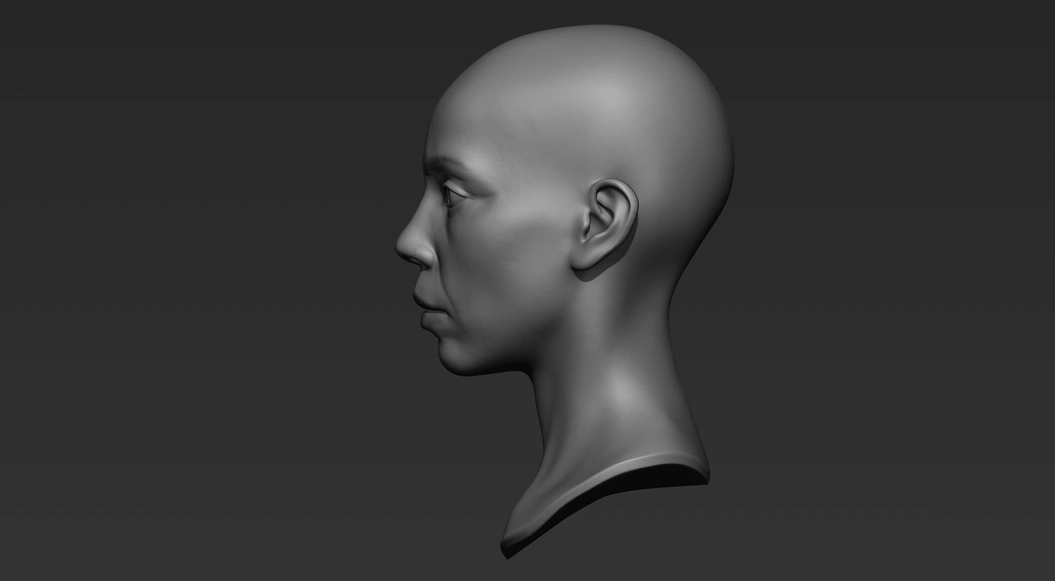 3D Printable Female Head 4 by grihaos001