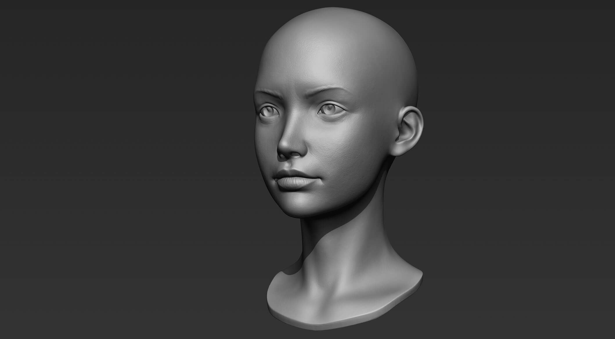 3D Printable Female Head 5 by grihaos001