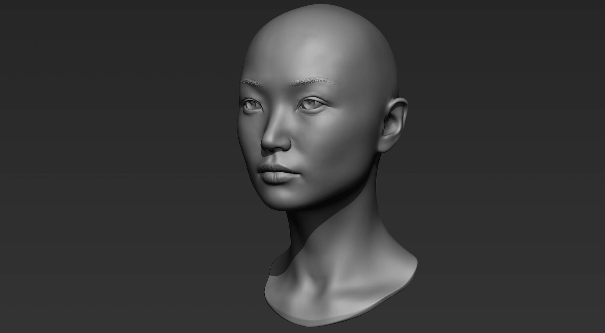 3D Printable Female Head 8 by grihaos001