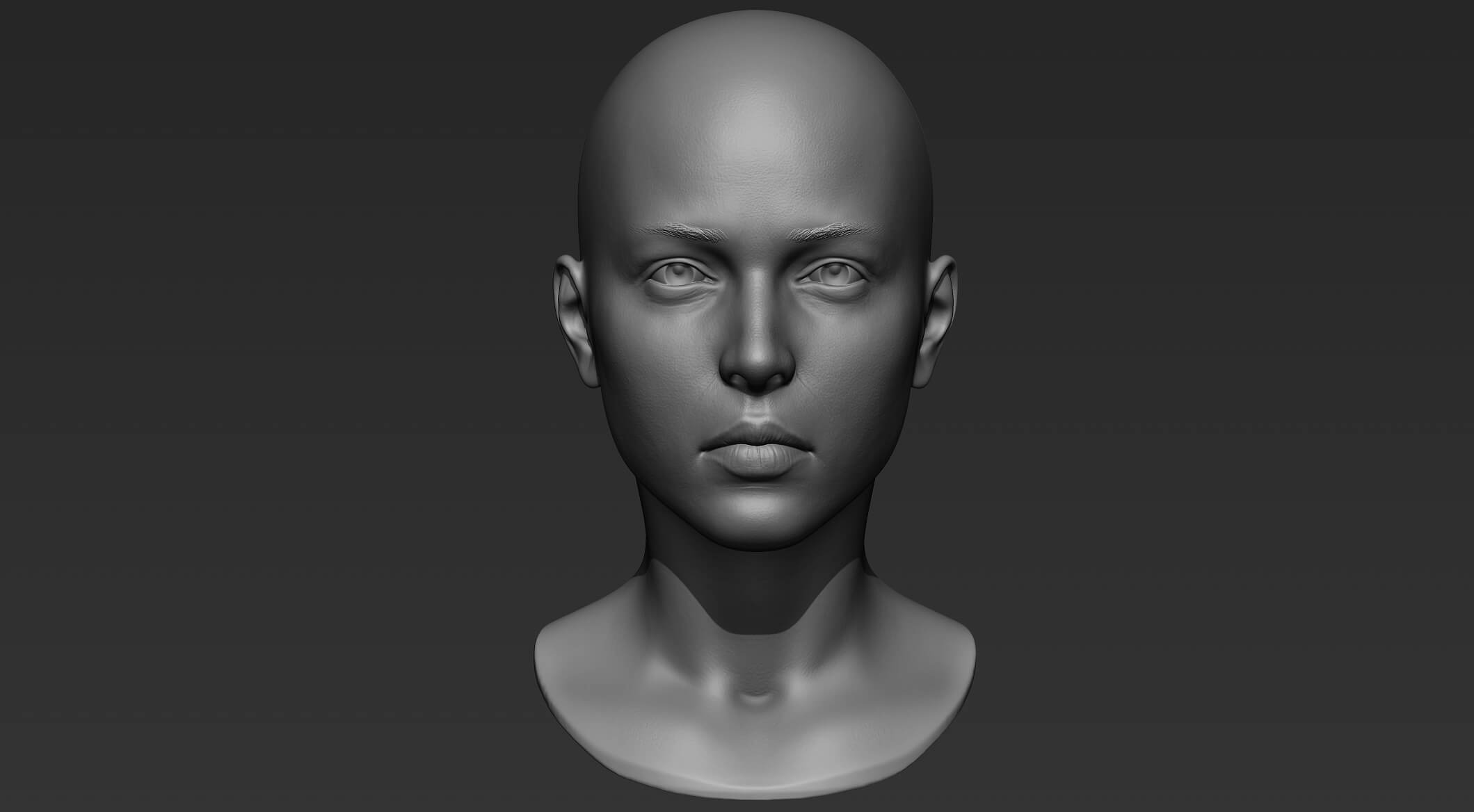 3D Printable Female Head 9 by grihaos001