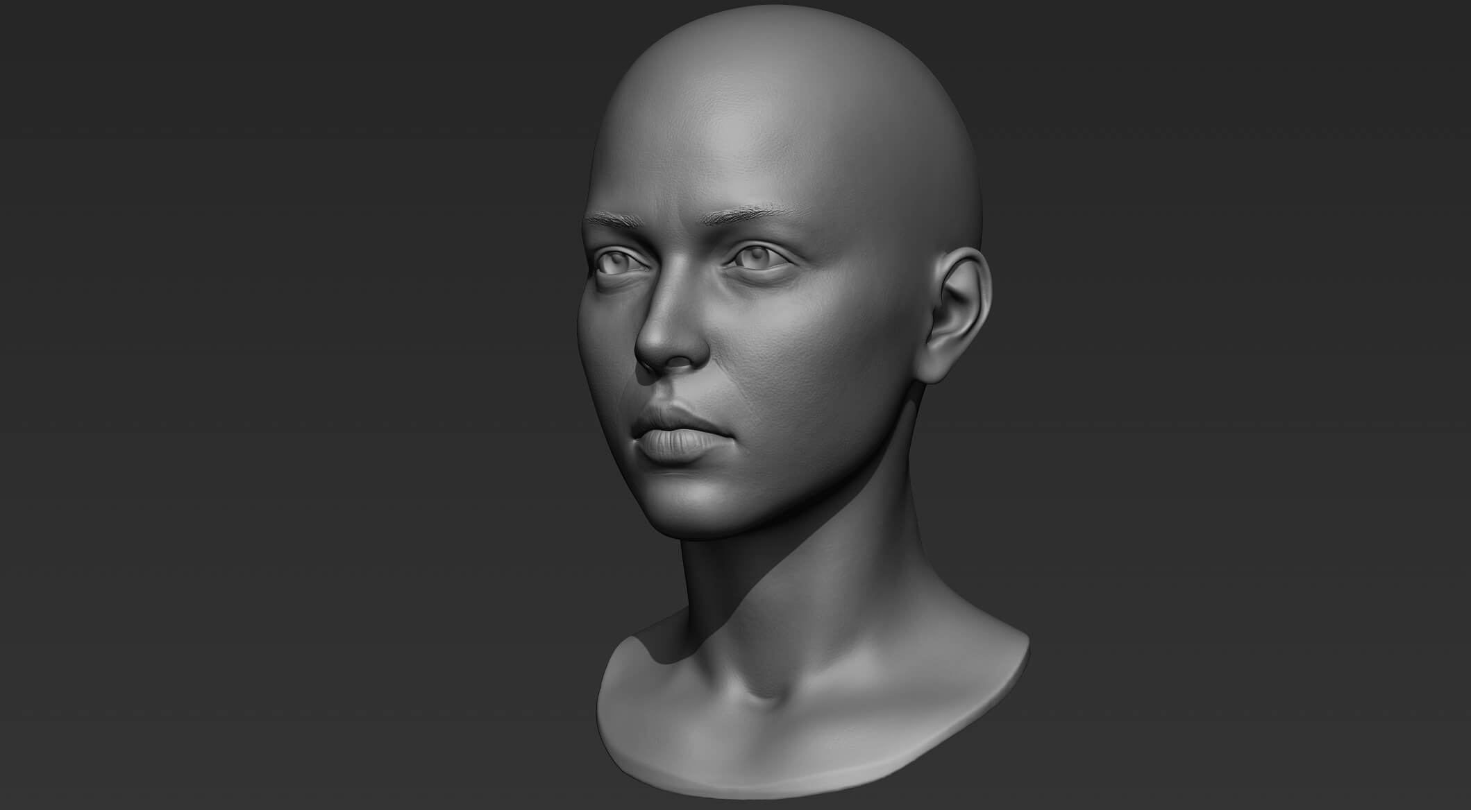 3D Printable Female Head 9 by grihaos001