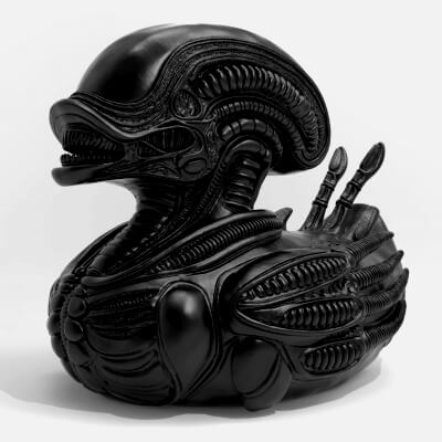 Alien Duck 3D Print Model by grihaos001