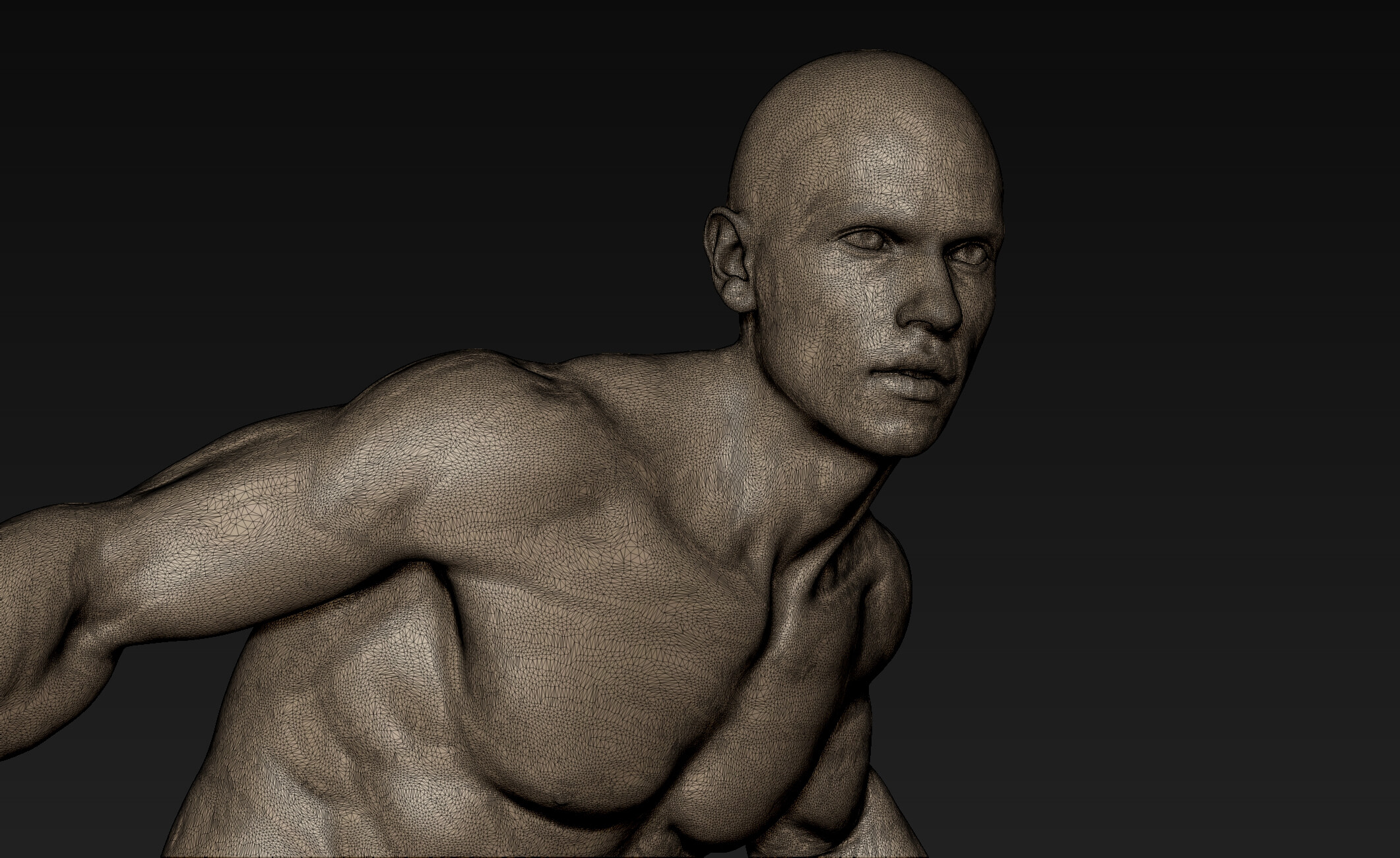 Male Full Body Sculpt Pose 13 - 3D Model by grihaos001