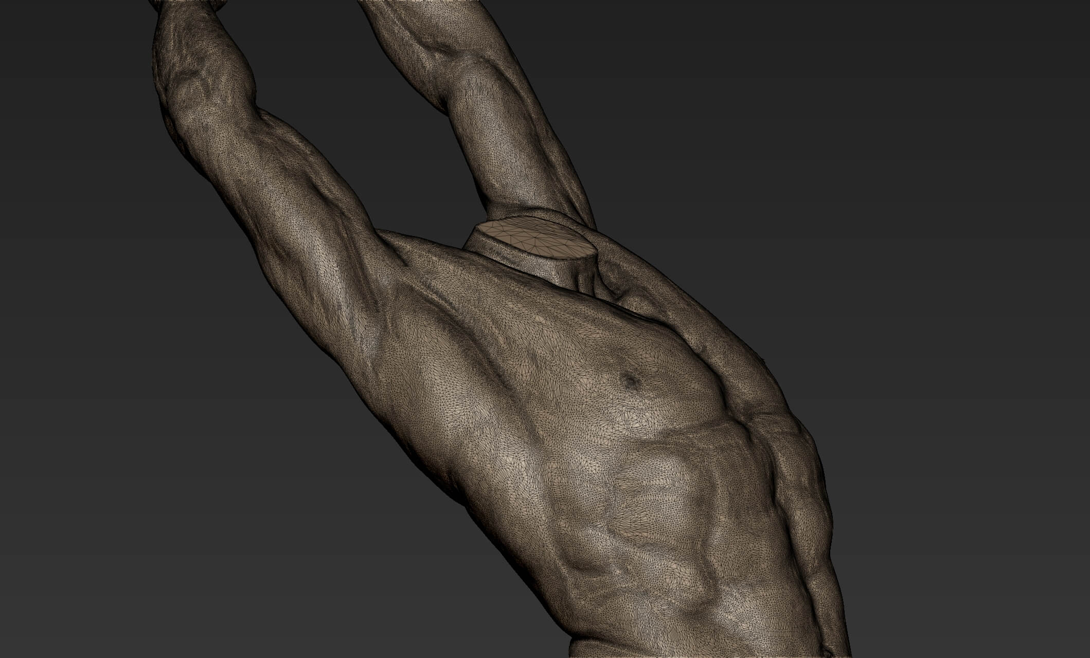 Male Full Body Sculpt Pose 3 - 3D Model by grihaos001