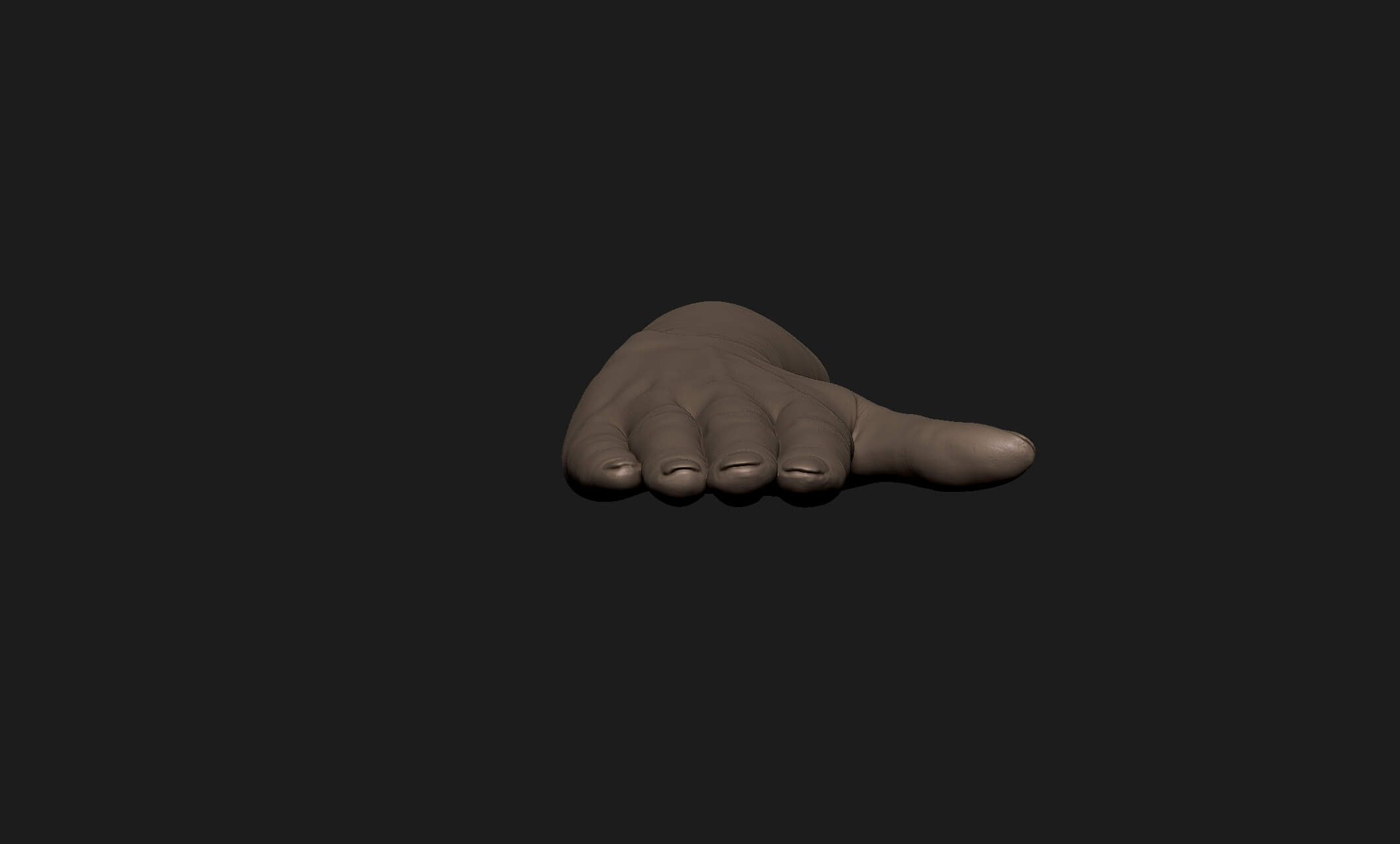 Realistic Female Hand 10 - 3D Model by grihaos001