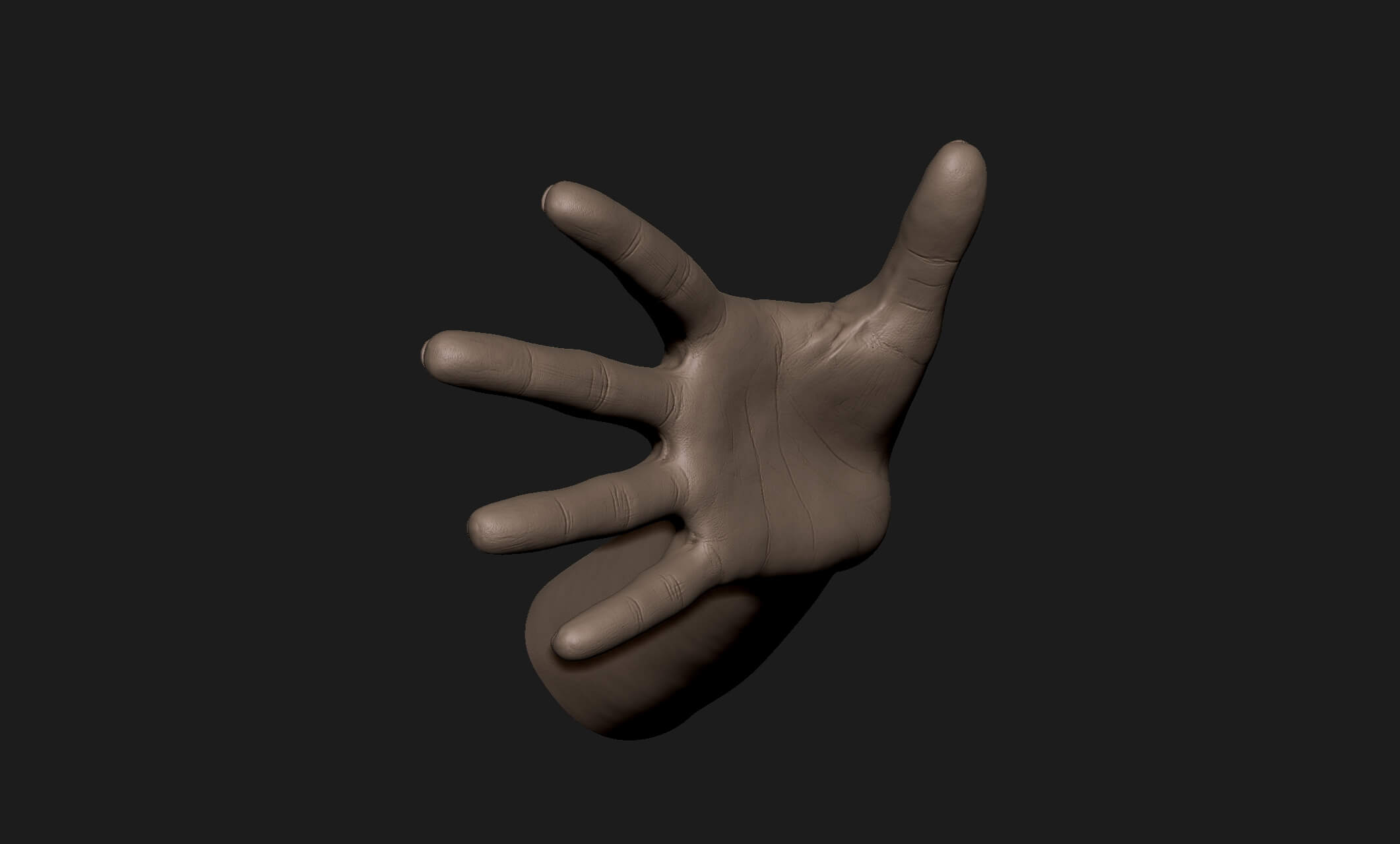 Realistic Female Hand 7 - 3D Model by grihaos001