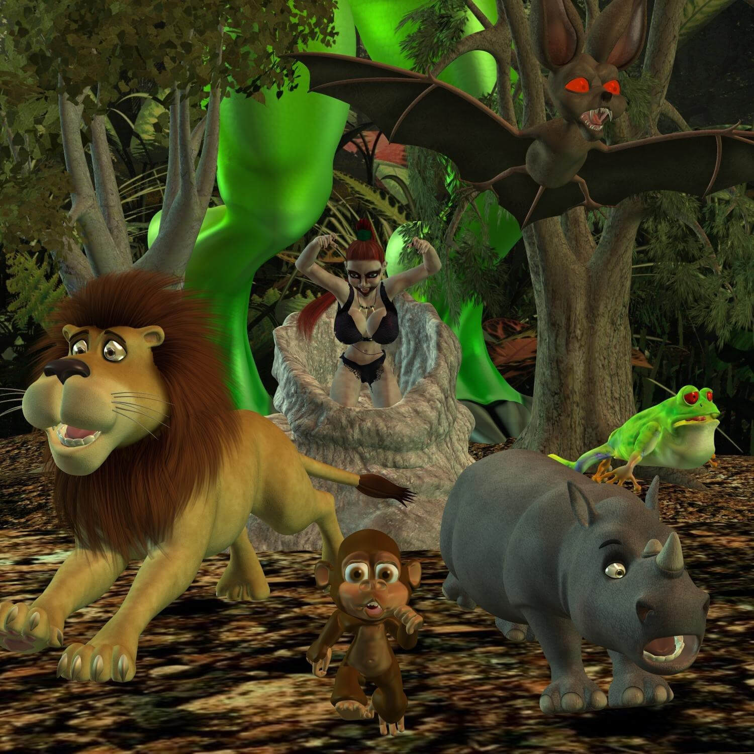 BOO! 3D Render | RenderHub Gallery