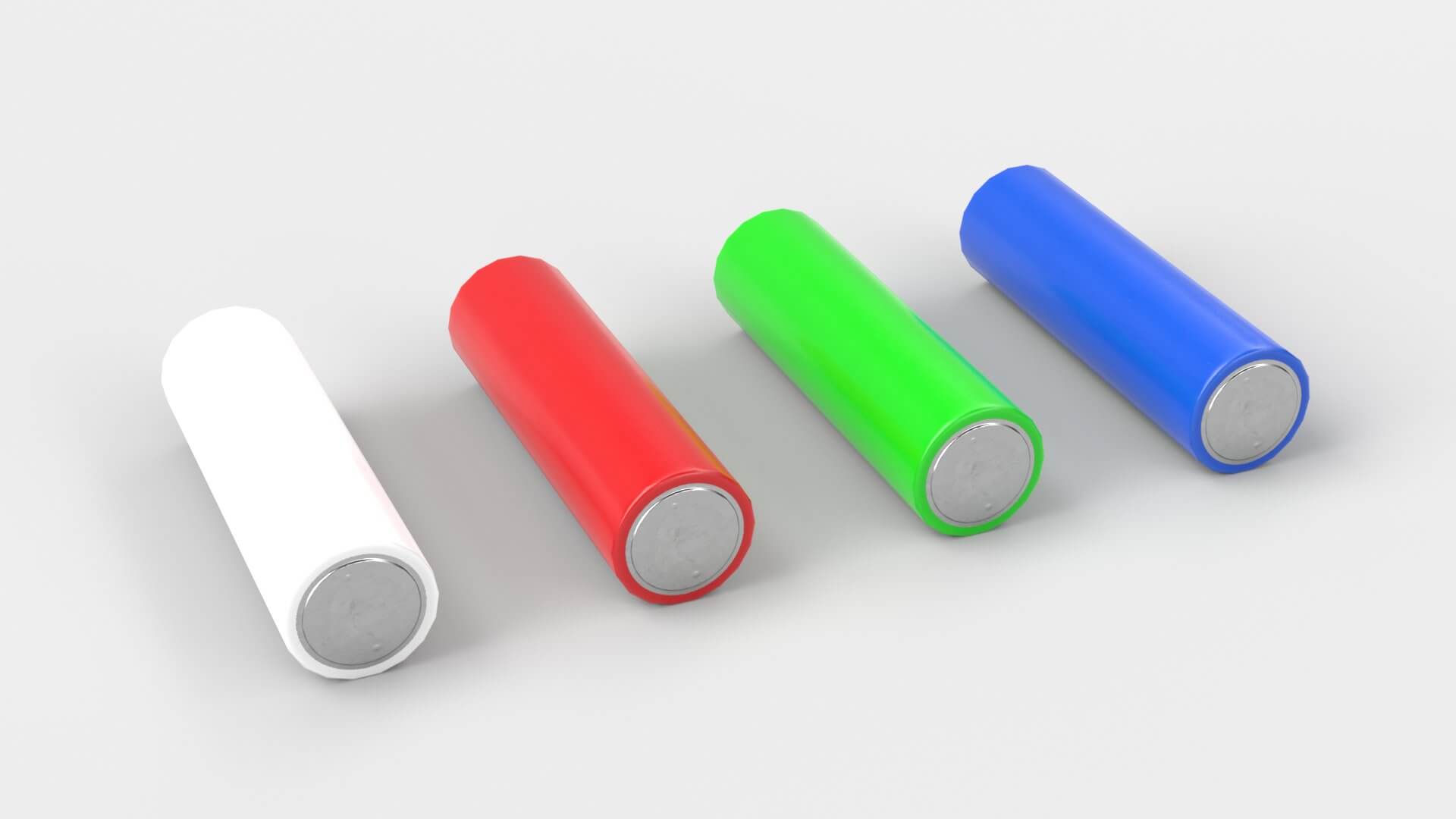 AA Battery - 3D Model by Grishmanovskij Anton