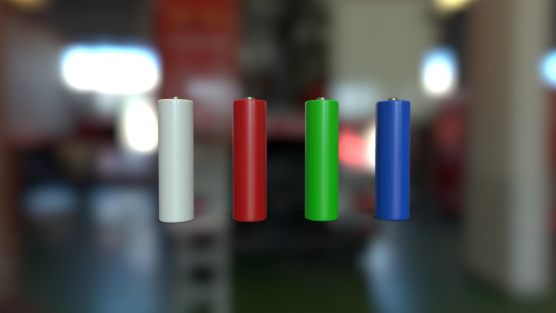 AA Battery - 3D Model by Grishmanovskij Anton