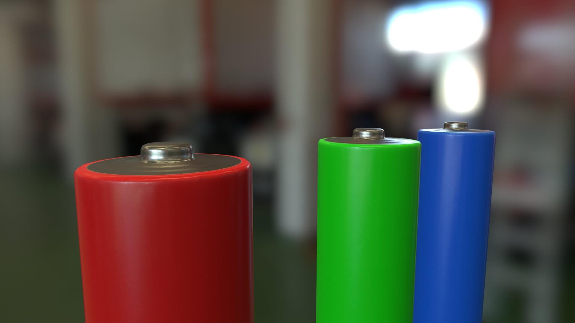 AA Battery - 3D Model by Grishmanovskij Anton