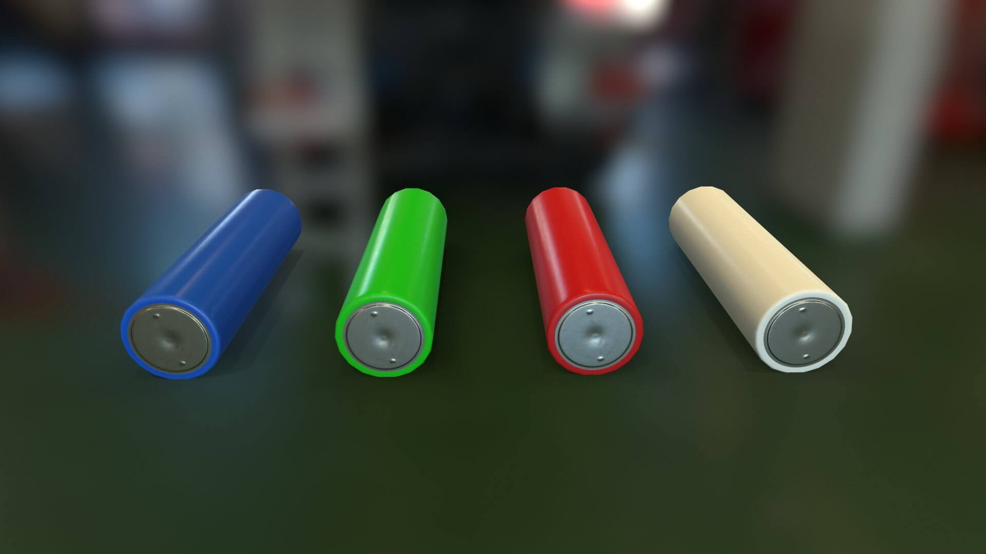 AA Battery - 3D Model by Grishmanovskij Anton