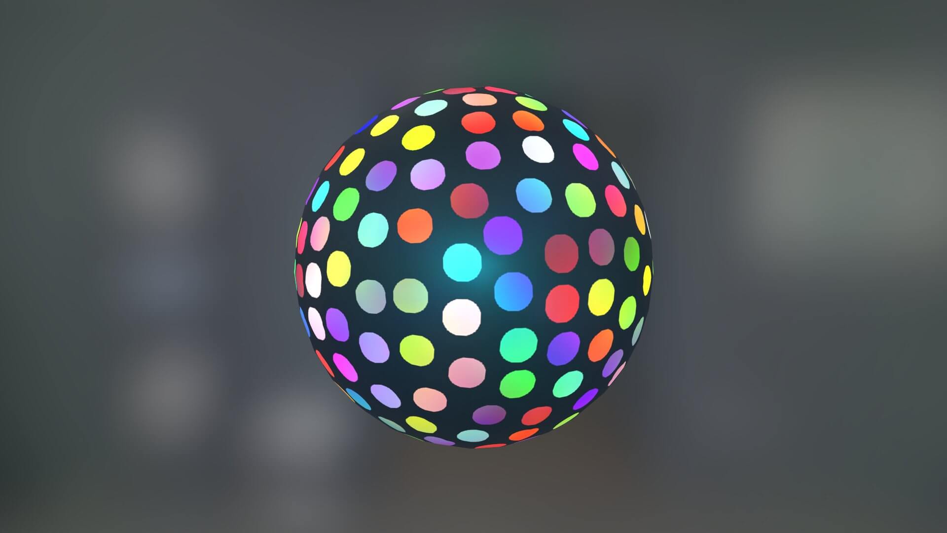 Abstract Disco Ball - 3D Model by Grishmanovskij Anton