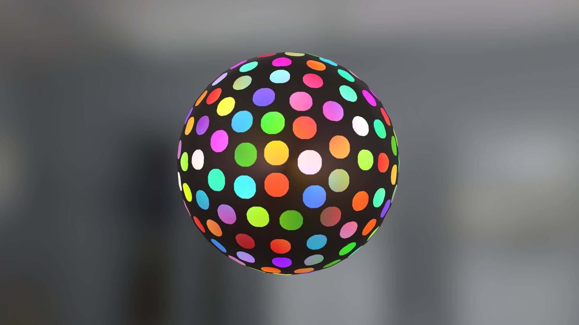 Abstract Disco Ball - 3D Model by Grishmanovskij Anton