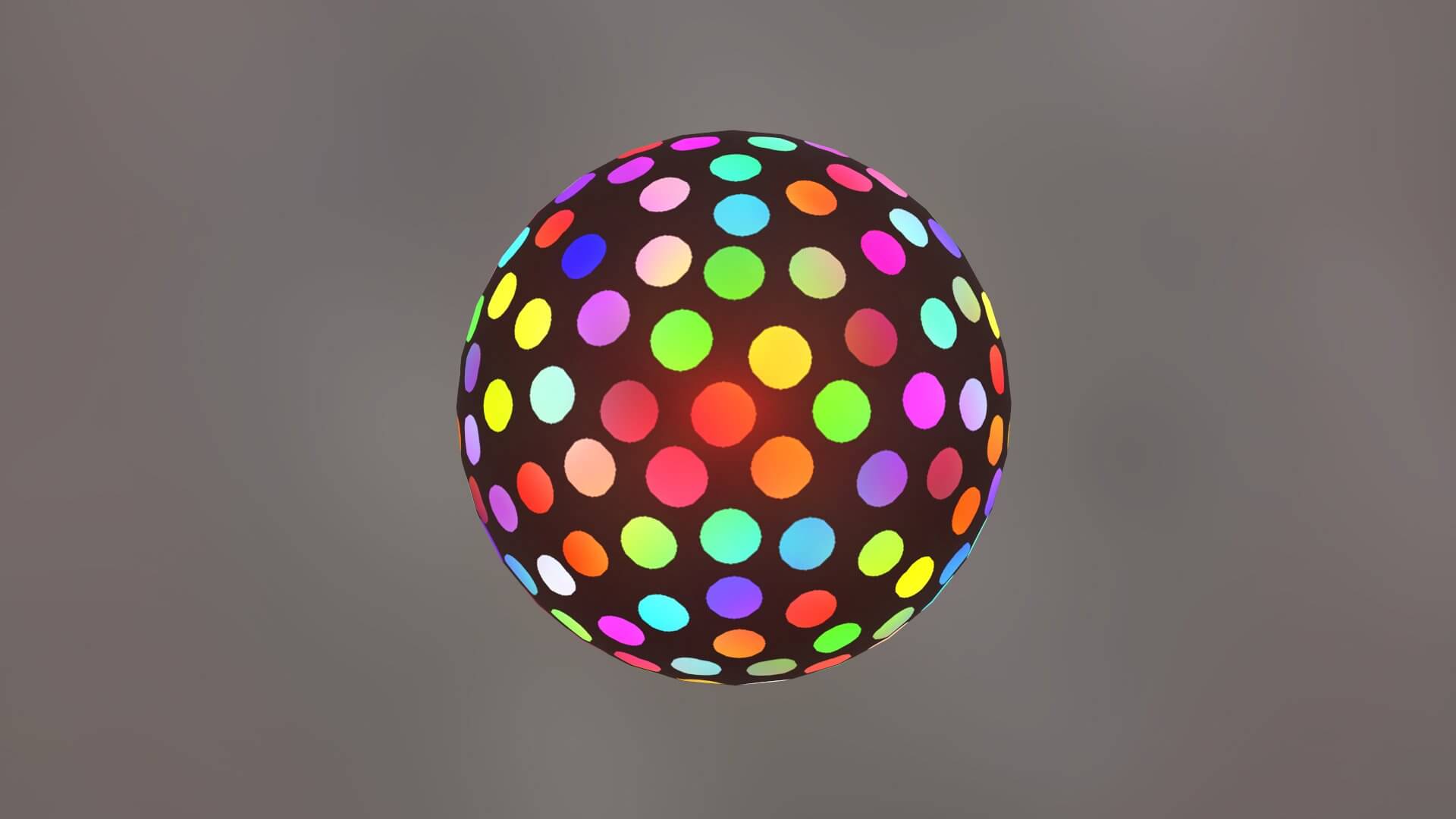 Abstract Disco Ball - 3D Model by Grishmanovskij Anton