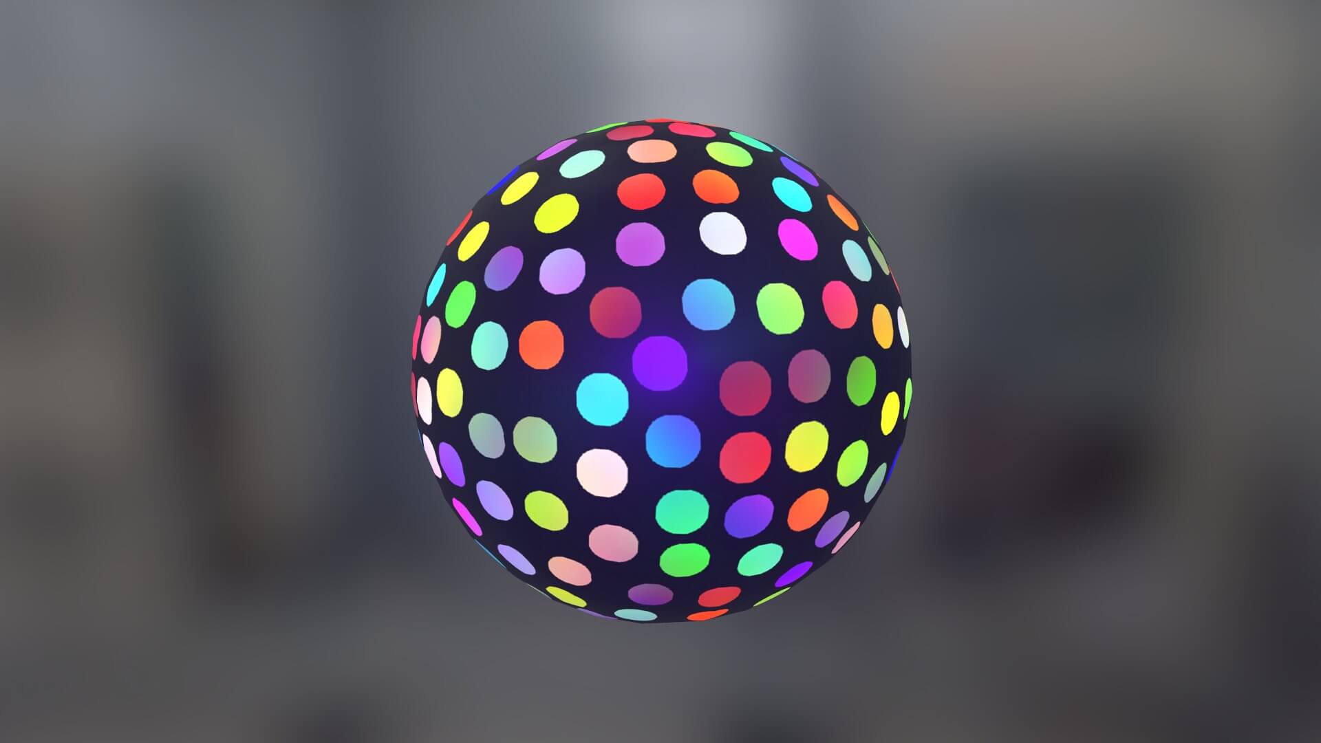 Abstract Disco Ball - 3D Model by Grishmanovskij Anton