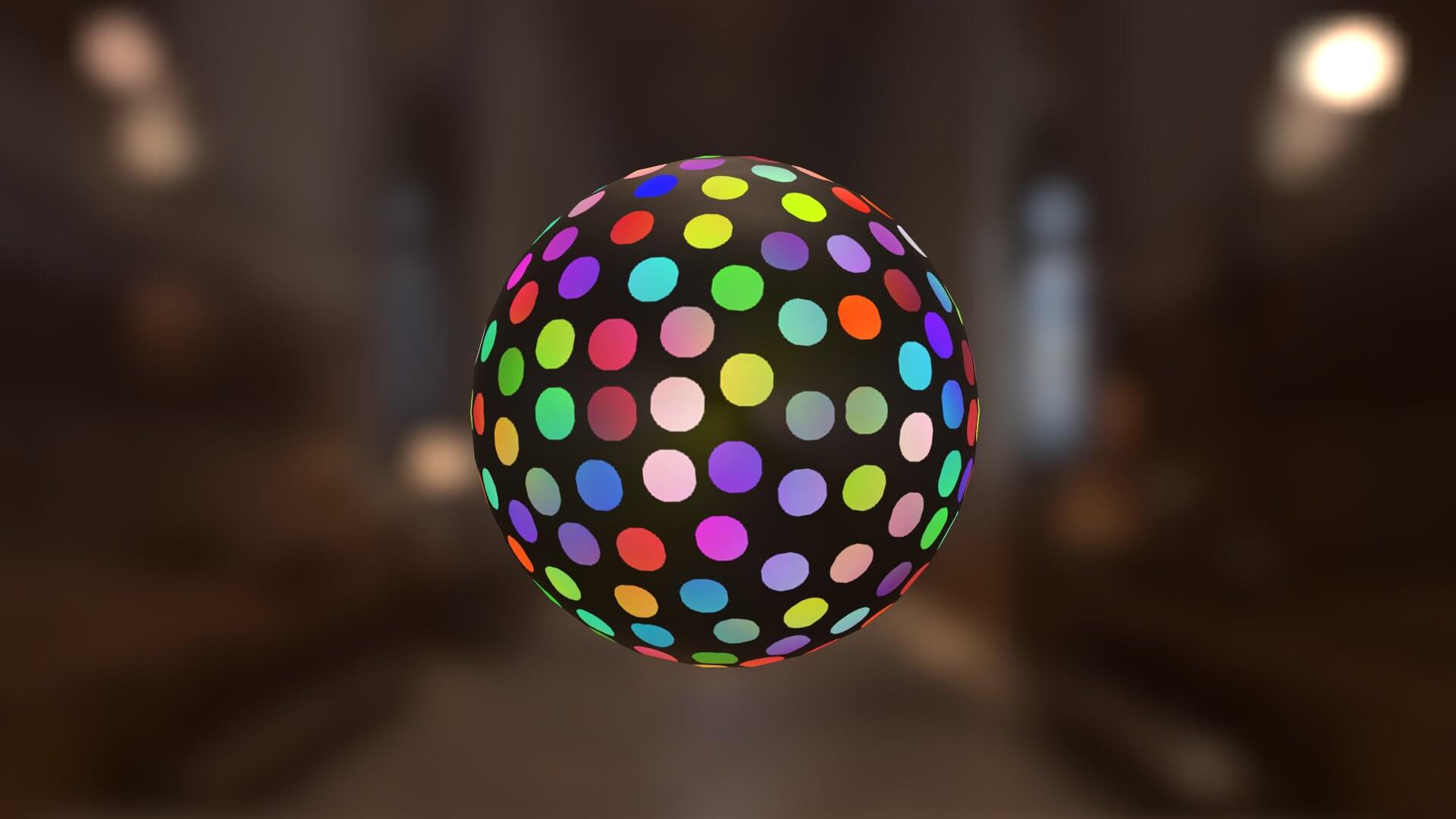 Abstract Disco Ball - 3D Model by Grishmanovskij Anton