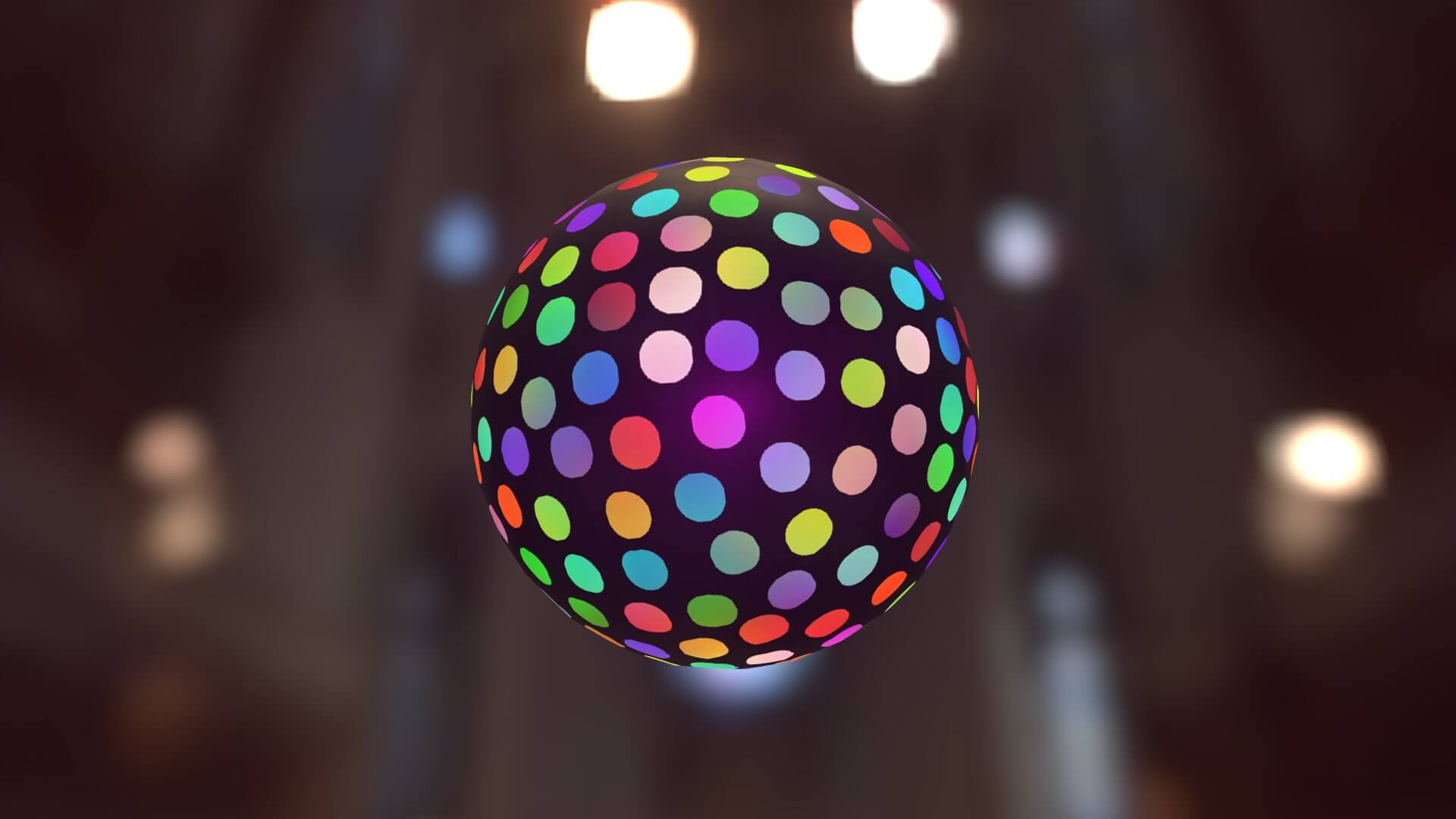 Abstract Disco Ball - 3D Model by Grishmanovskij Anton