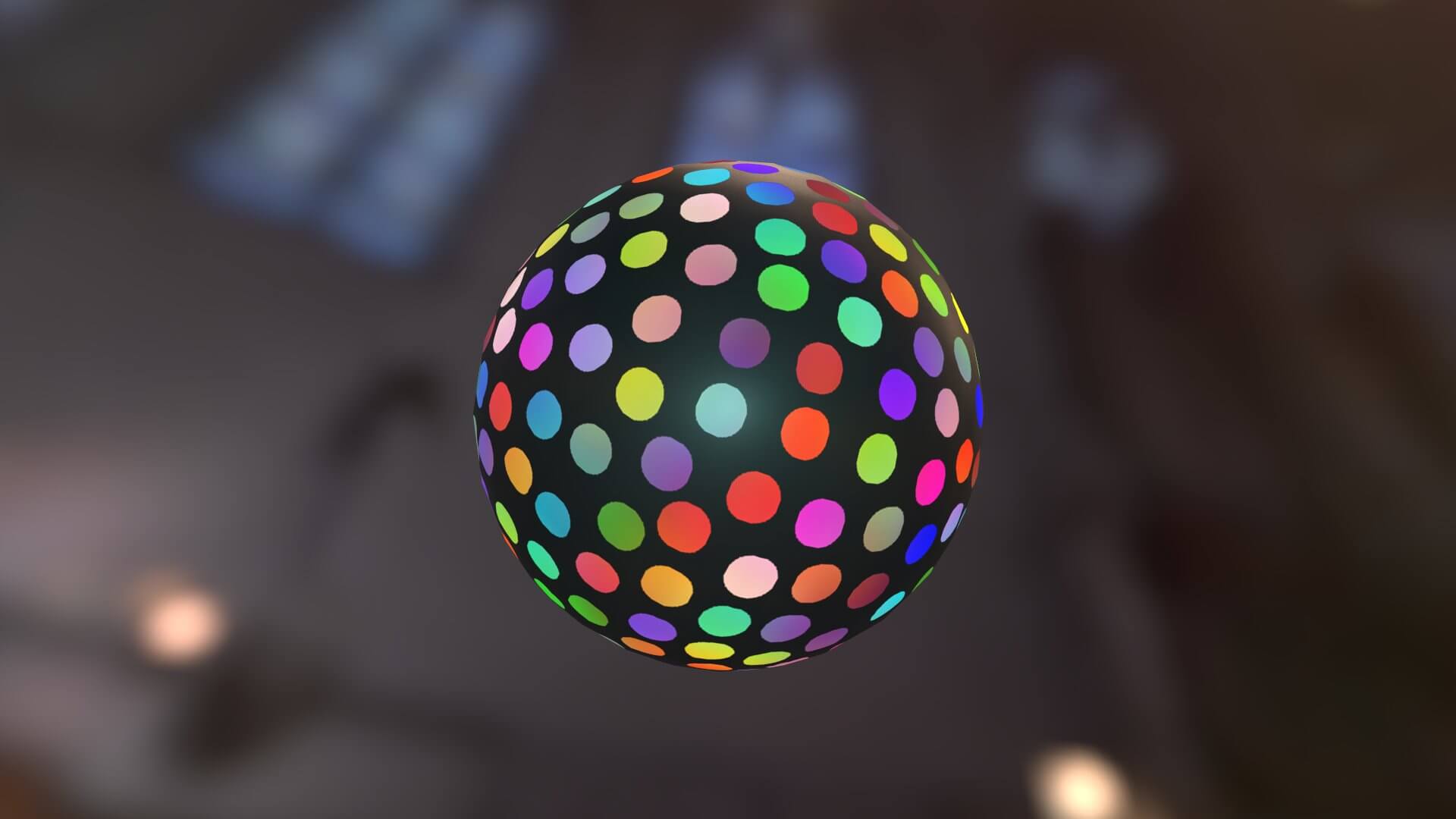 Abstract Disco Ball - 3D Model by Grishmanovskij Anton