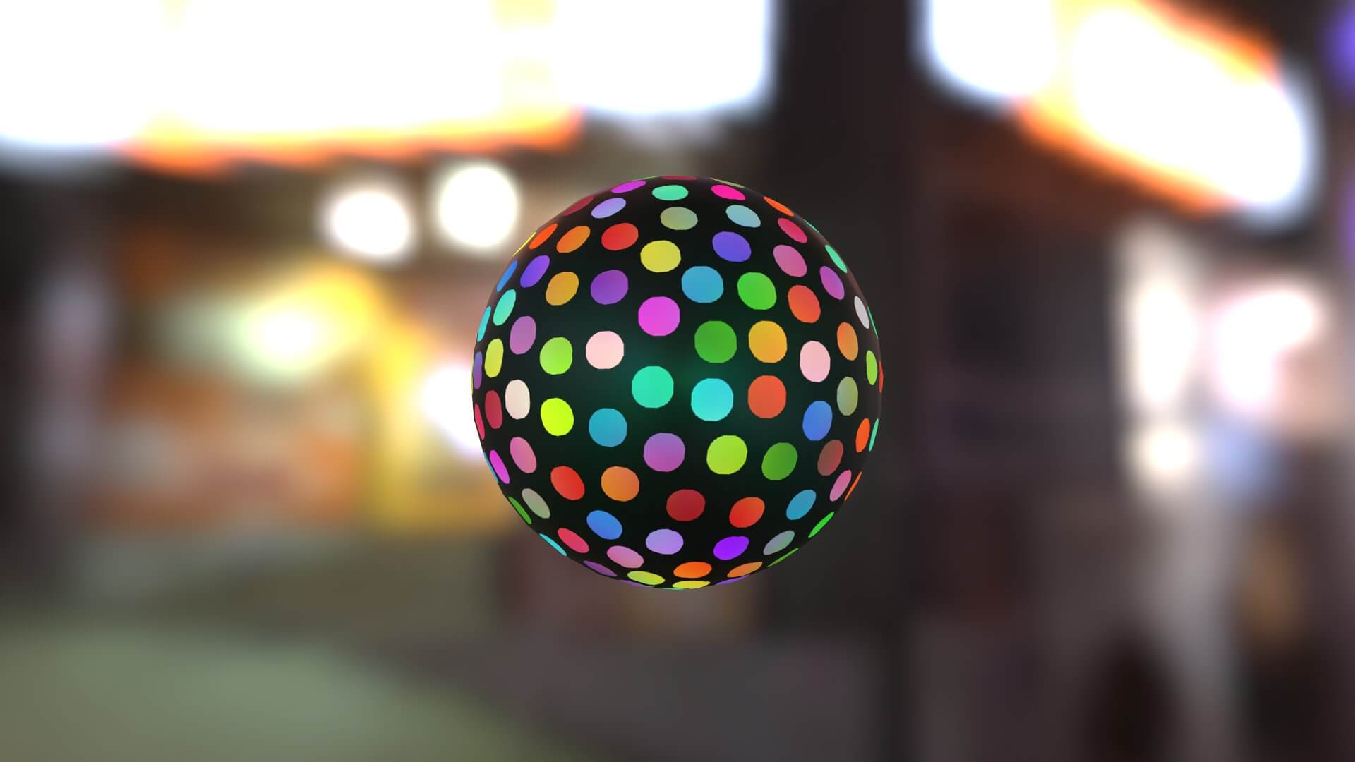Abstract Disco Ball - 3D Model by Grishmanovskij Anton