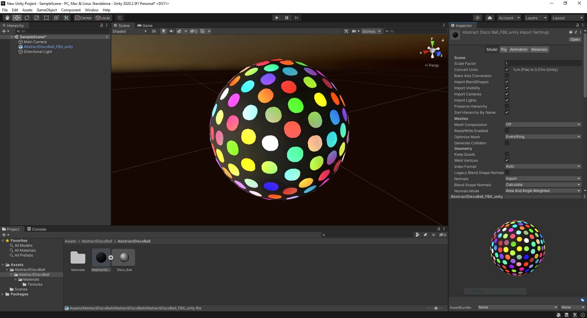 Abstract Disco Ball - 3D Model by Grishmanovskij Anton