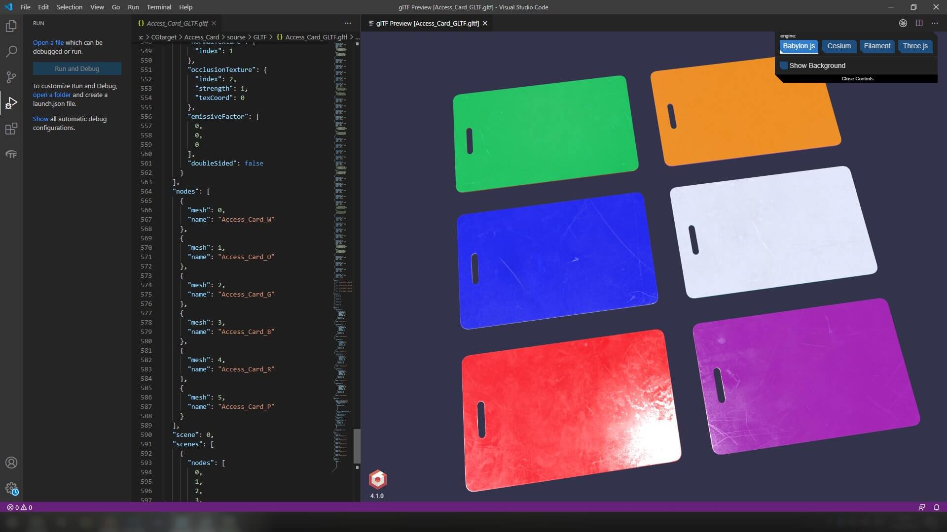 Access Card - 3D Model by Grishmanovskij Anton