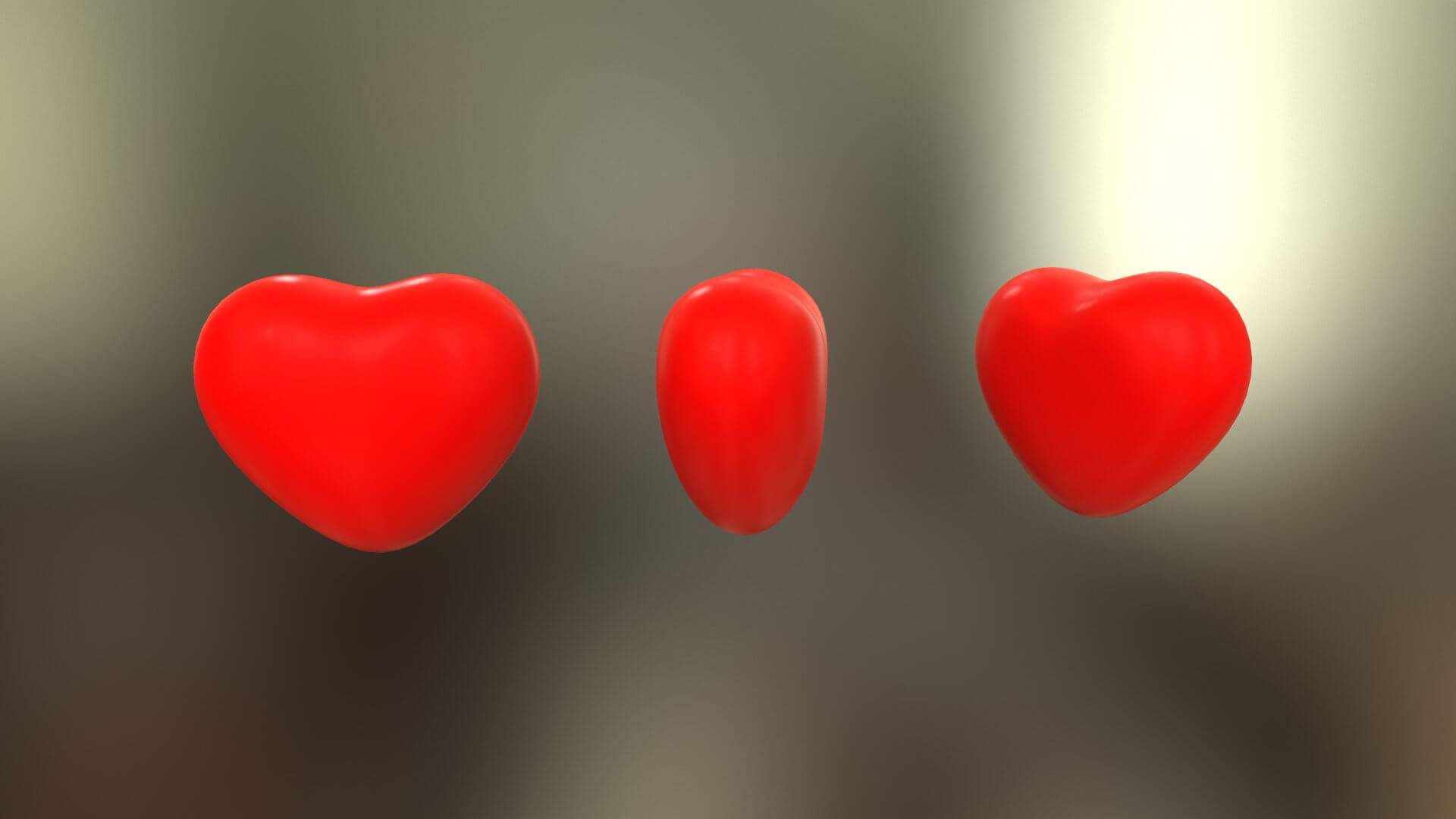 Animated Heart - 3D Model by Grishmanovskij Anton