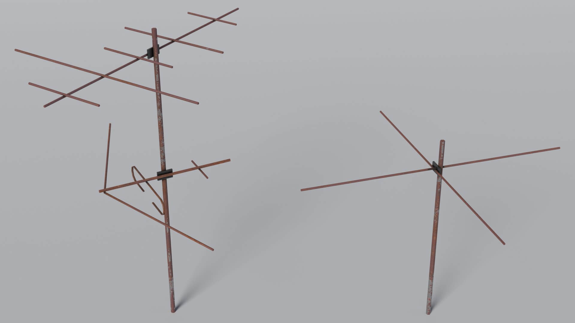Antennas - 3D Model by Grishmanovskij Anton