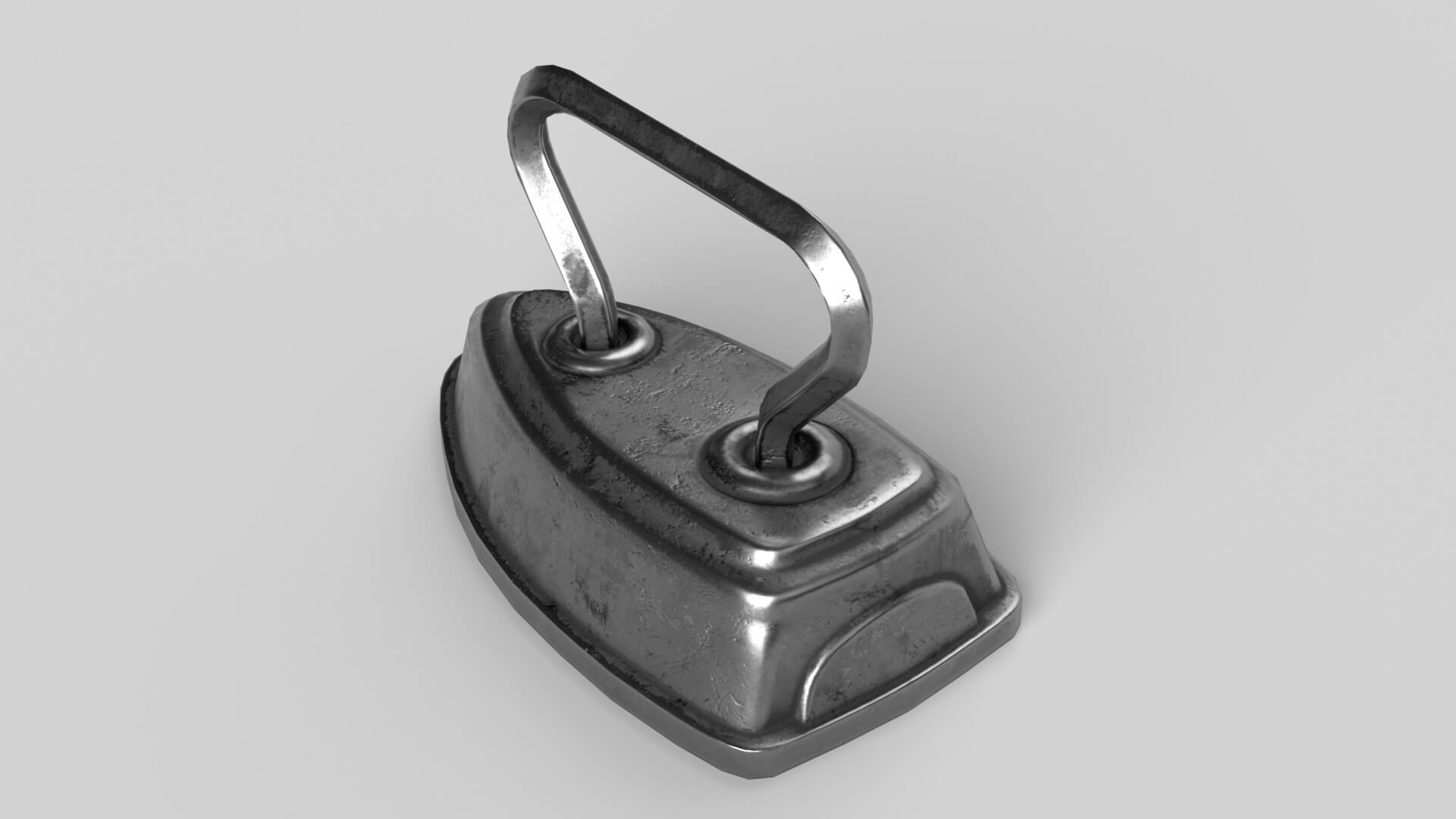 Antique Cuff Iron - 3D Model by Grishmanovskij Anton
