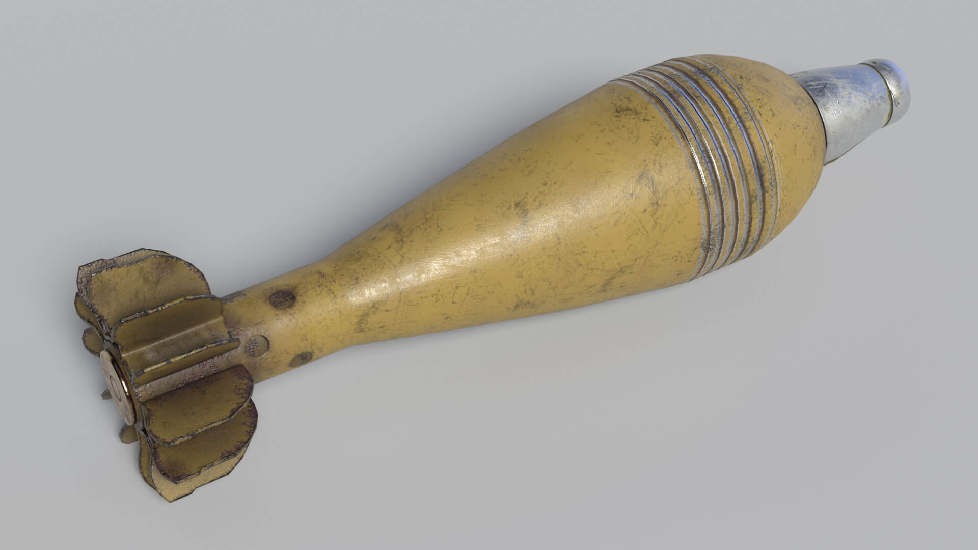 Artillery Mine - 3D Model by Grishmanovskij Anton