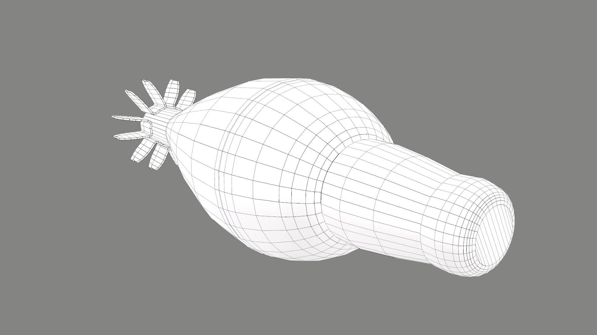 Artillery Mine - 3D Model by Grishmanovskij Anton