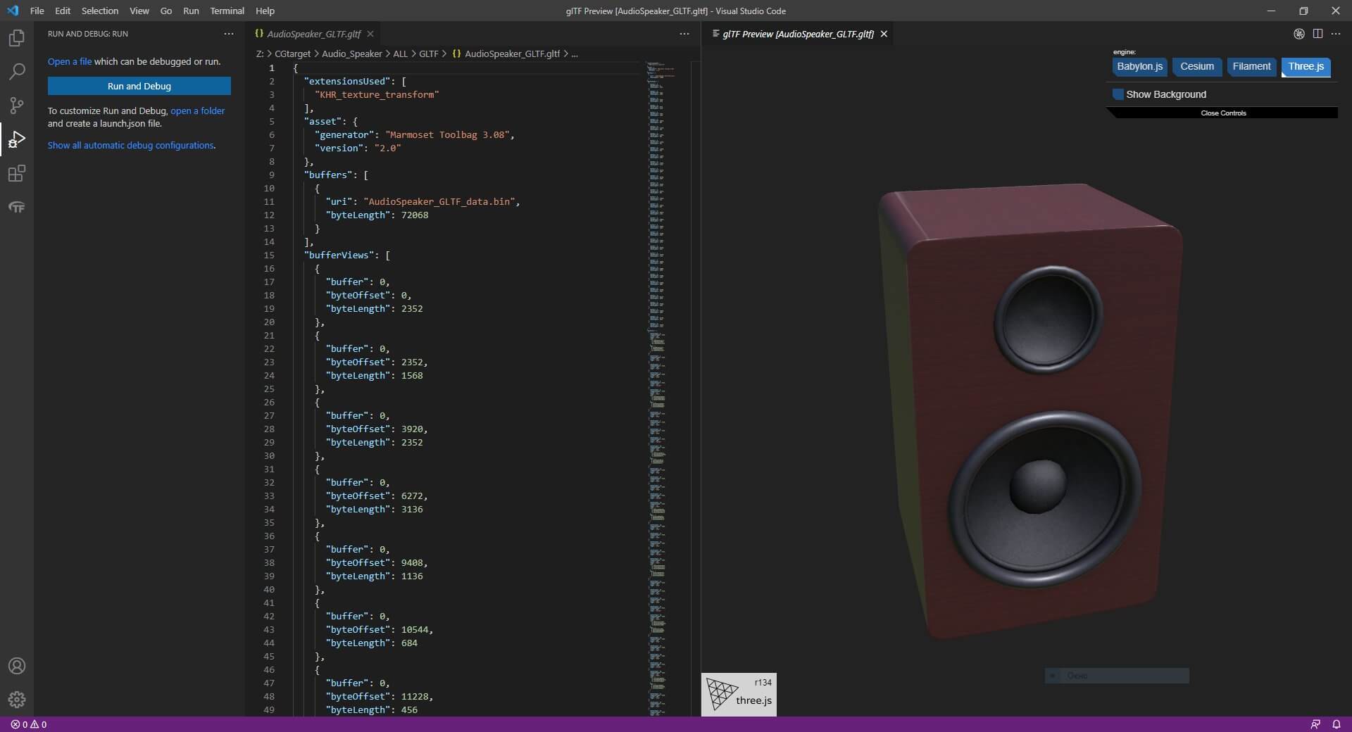 Audio Speaker - 3D Model by Grishmanovskij Anton