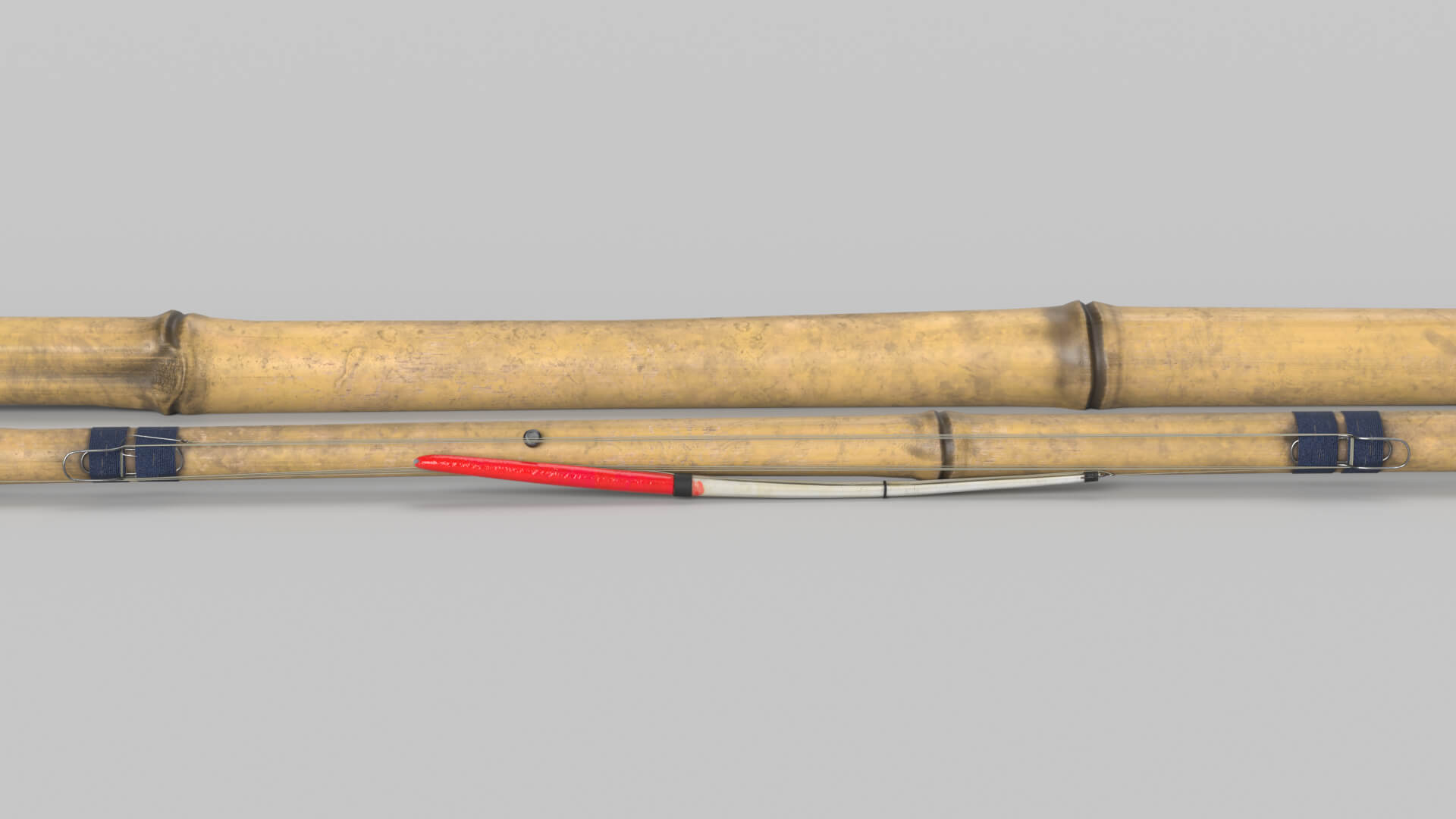 Bamboo Fishing Rod - 3D Model by Grishmanovskij Anton