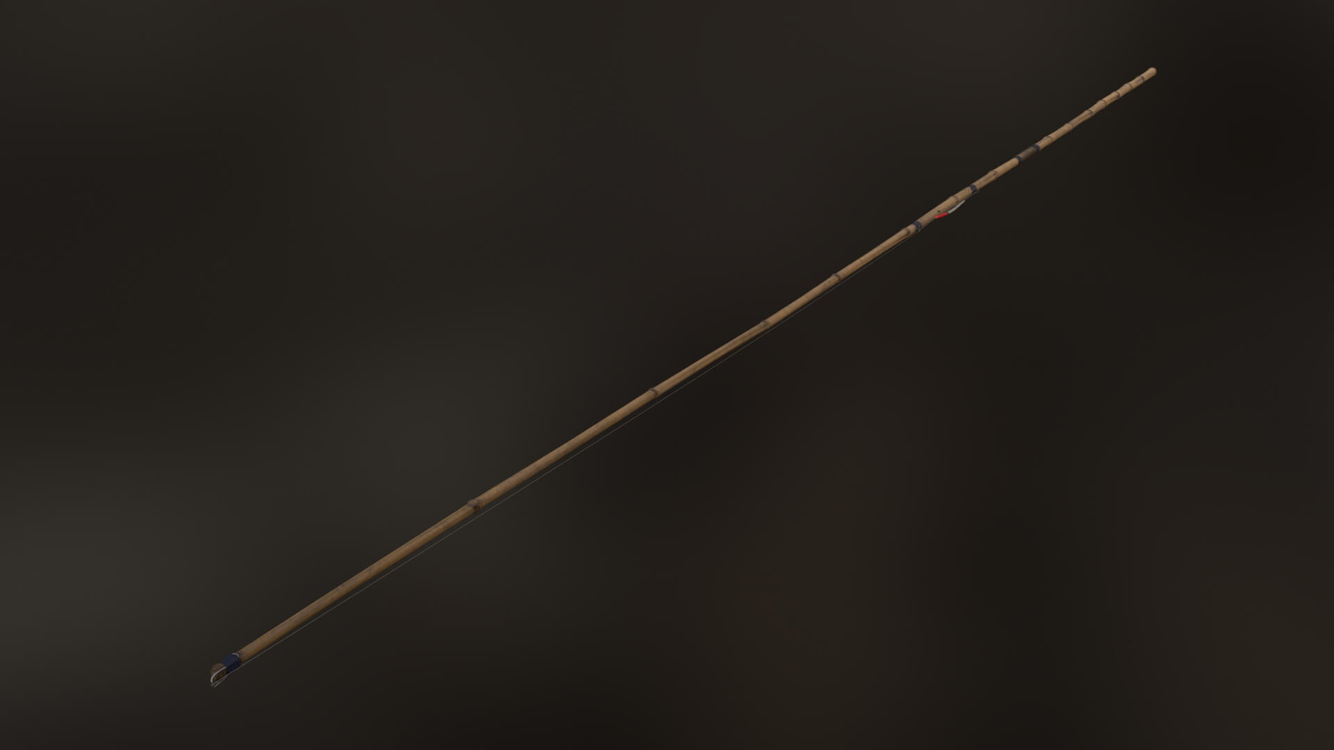 Bamboo Fishing Rod - 3D Model by Grishmanovskij Anton