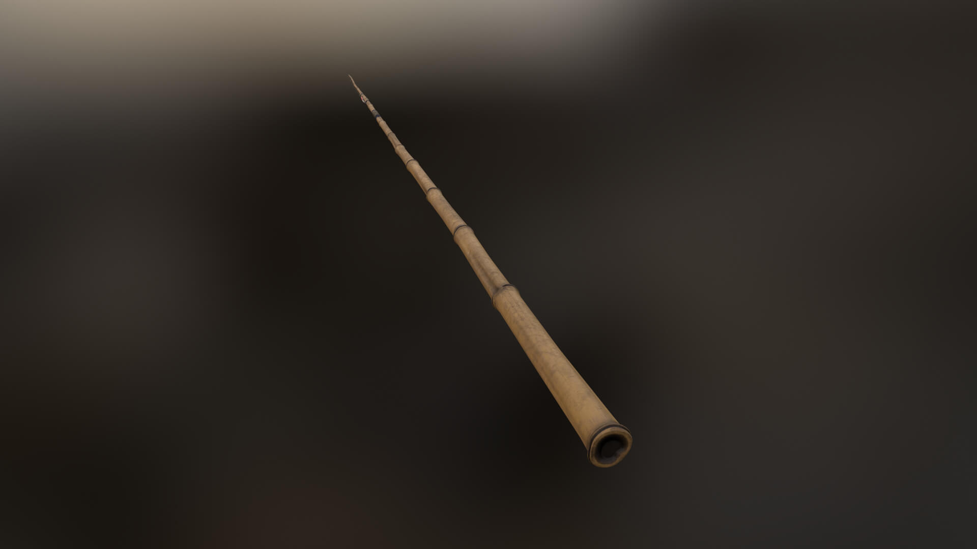 Bamboo Fishing Rod - 3D Model by Grishmanovskij Anton